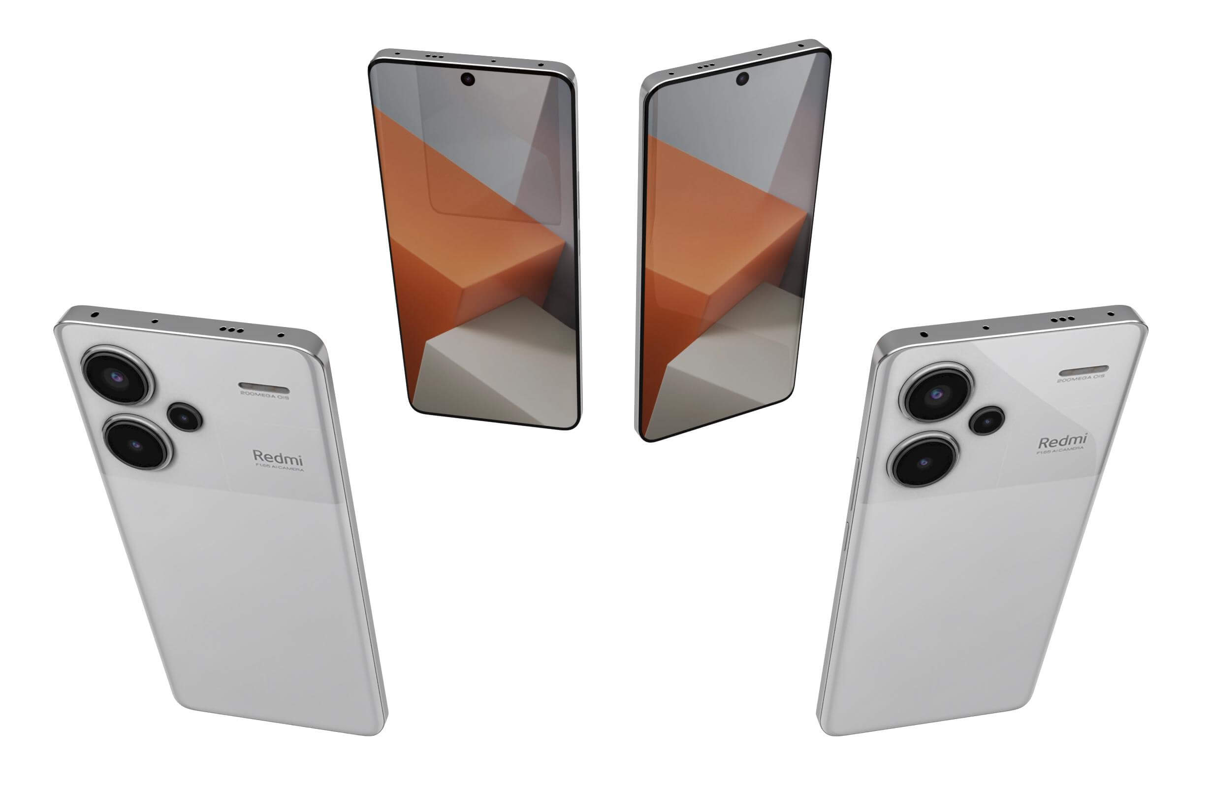 Xiaomi Redmi Note 13 Pro Plus White - 3D Model by Rever_Art