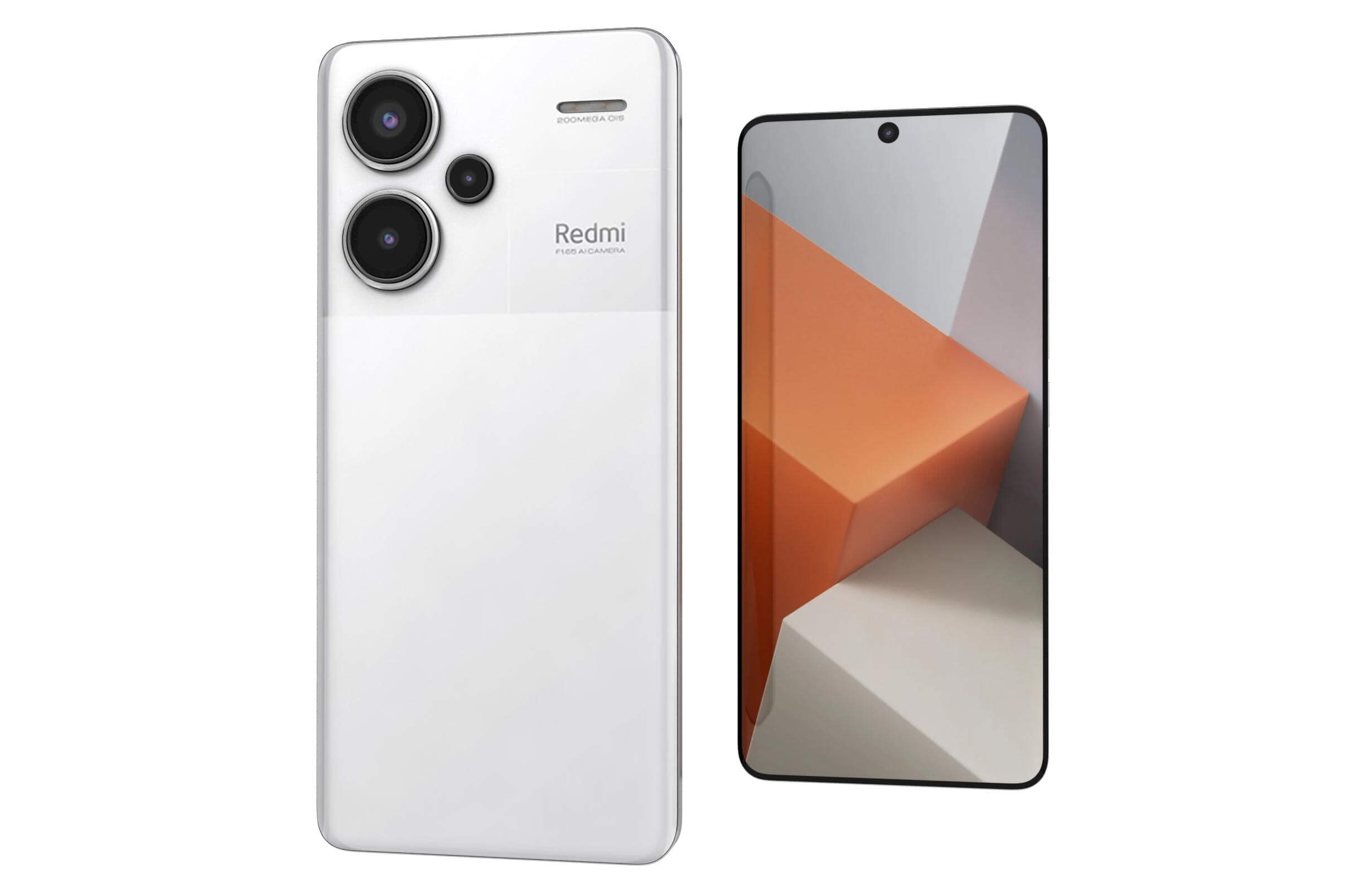 Xiaomi Redmi Note 13 Pro Plus White - 3D Model by Rever_Art