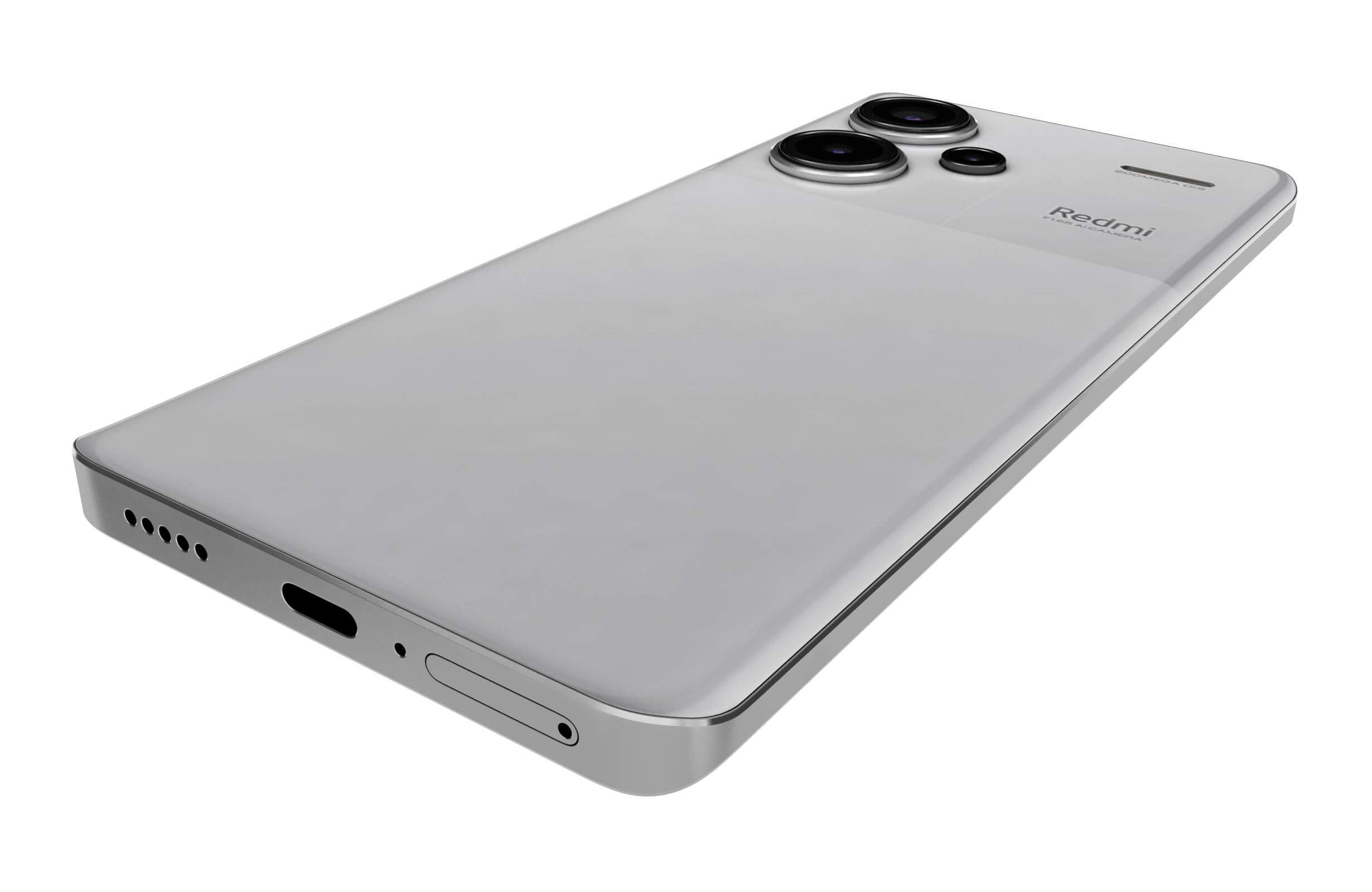 Xiaomi Redmi Note 13 Pro Plus White - 3D Model by Rever_Art