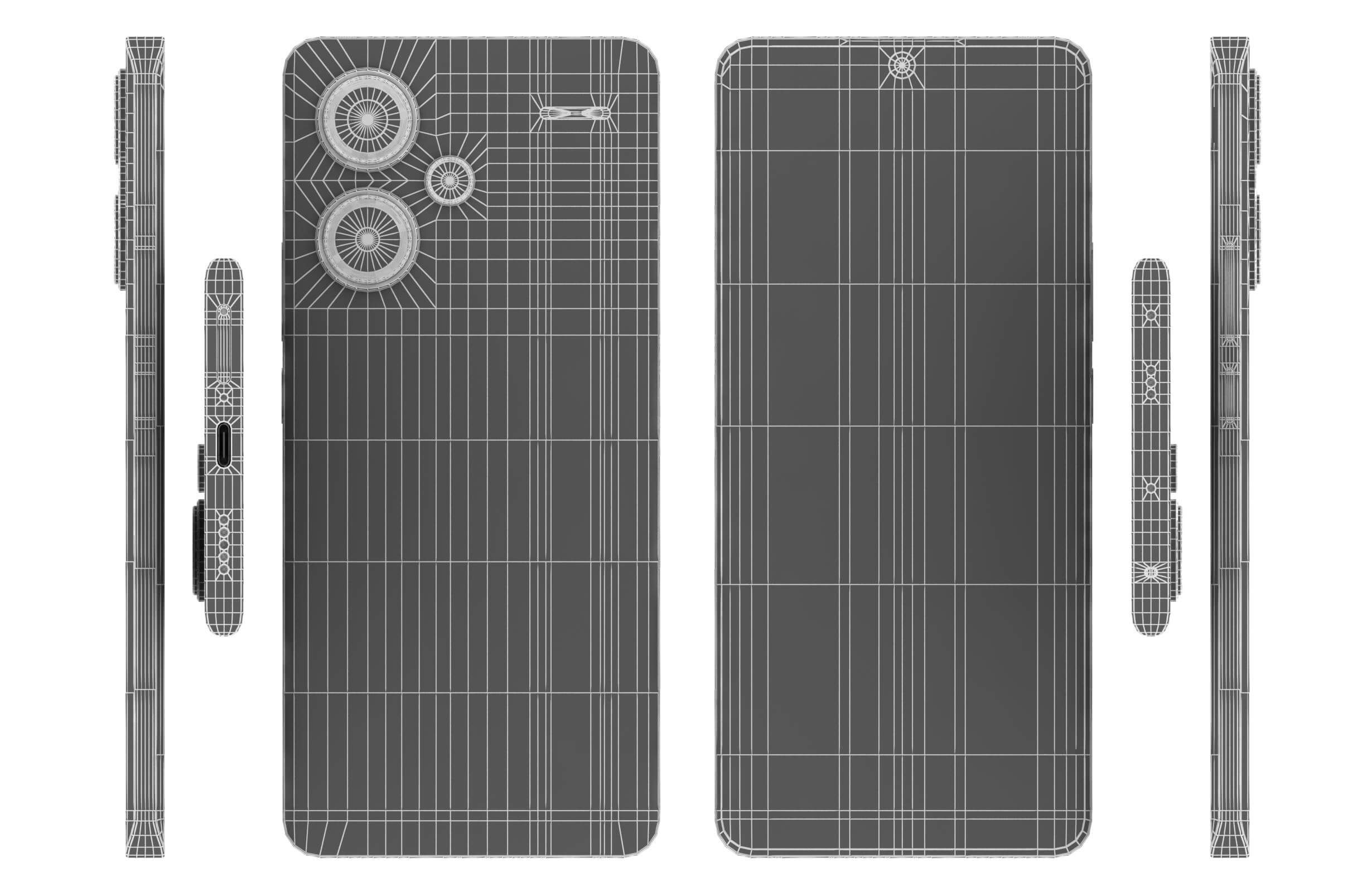 Xiaomi Redmi Note 13 Pro Plus White - 3D Model by Rever_Art