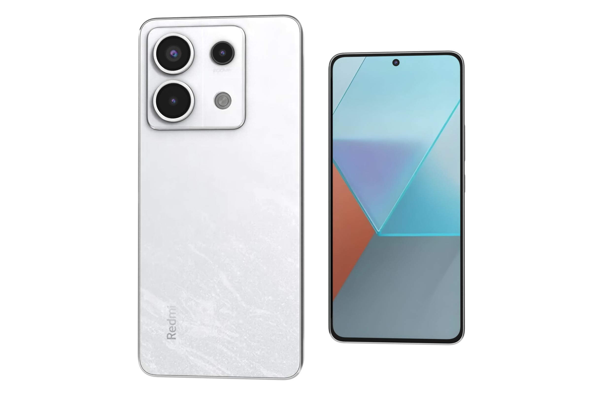 Xiaomi Redmi Note 13 Pro White - 3D Model by Rever_Art