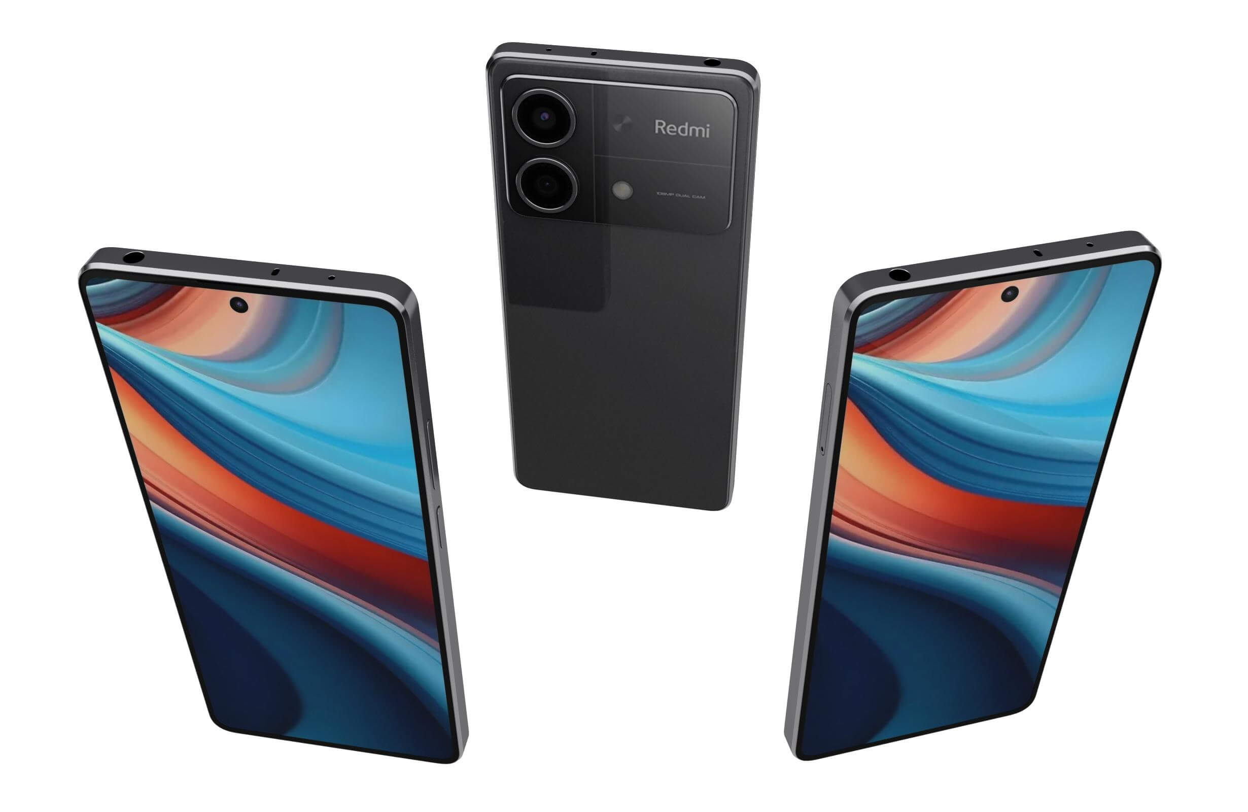 Xiaomi Redmi Note 13R Pro Black - 3D Model by Rever_Art