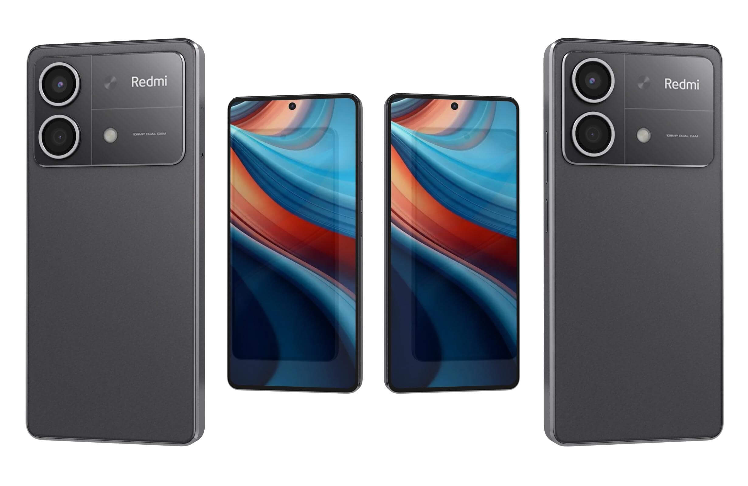 Xiaomi Redmi Note 13R Pro Black - 3D Model by Rever_Art