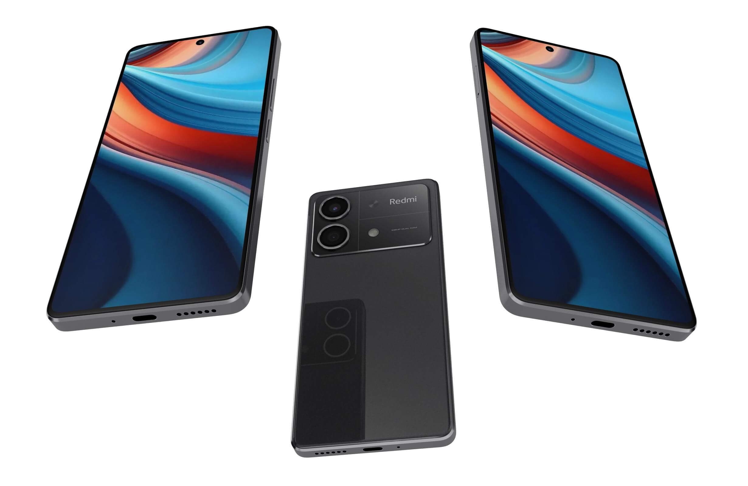 Xiaomi Redmi Note 13R Pro Black - 3D Model by Rever_Art