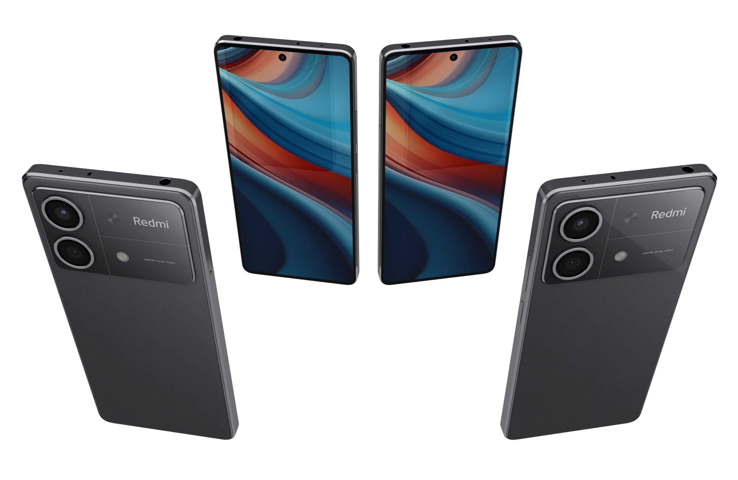 Xiaomi Redmi Note 13R Pro Black - 3D Model by Rever_Art