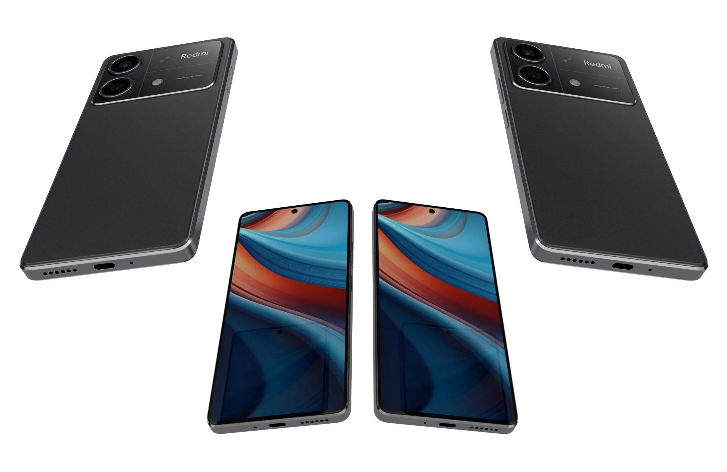 Xiaomi Redmi Note 13R Pro Black - 3D Model by Rever_Art