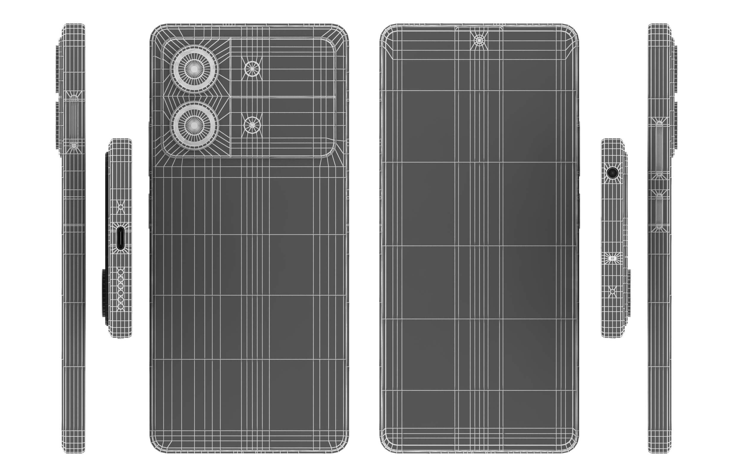 Xiaomi Redmi Note 13R Pro Black - 3D Model by Rever_Art