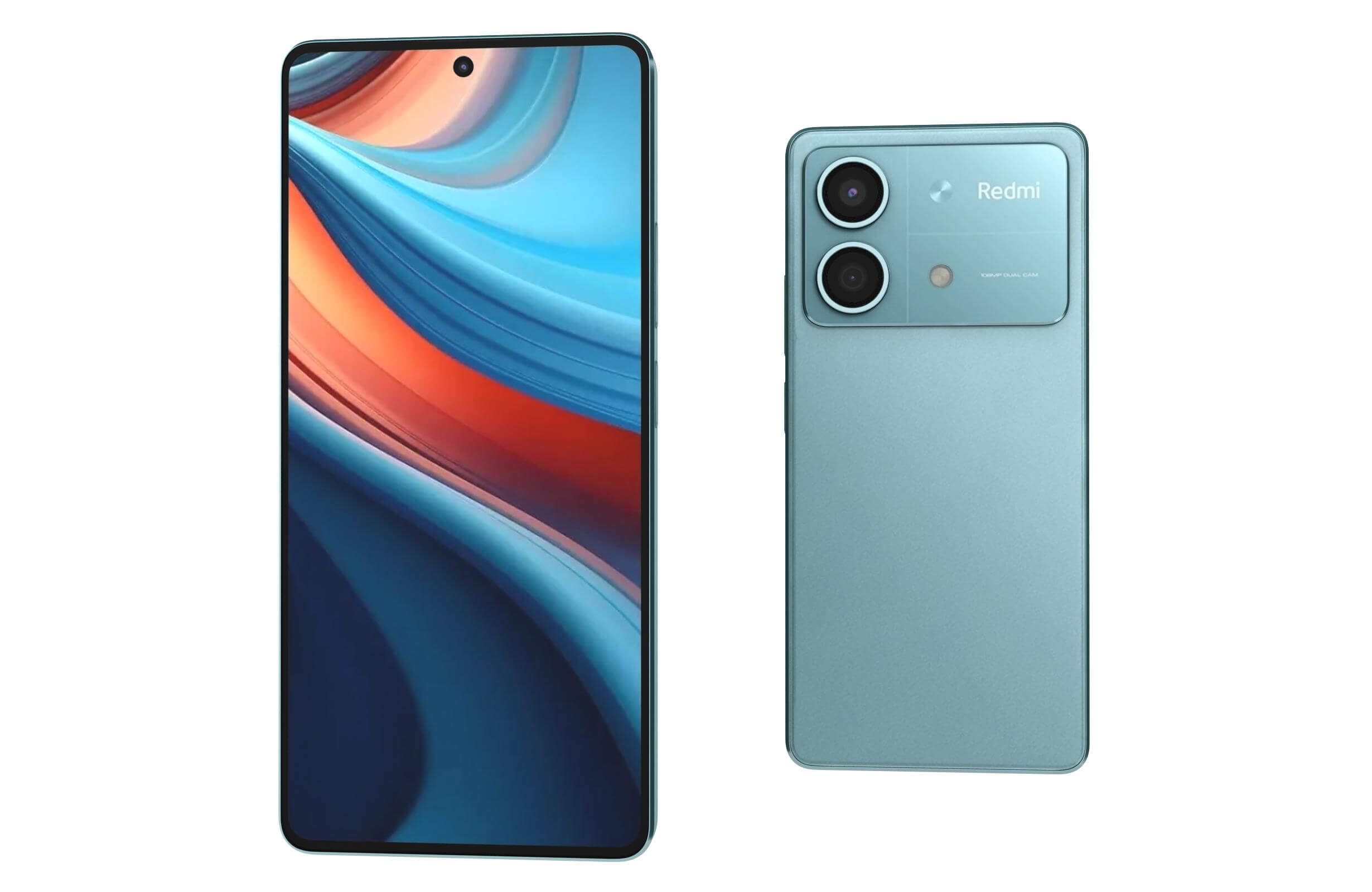 Xiaomi Redmi Note 13R Pro Blue - 3D Model by Rever_Art