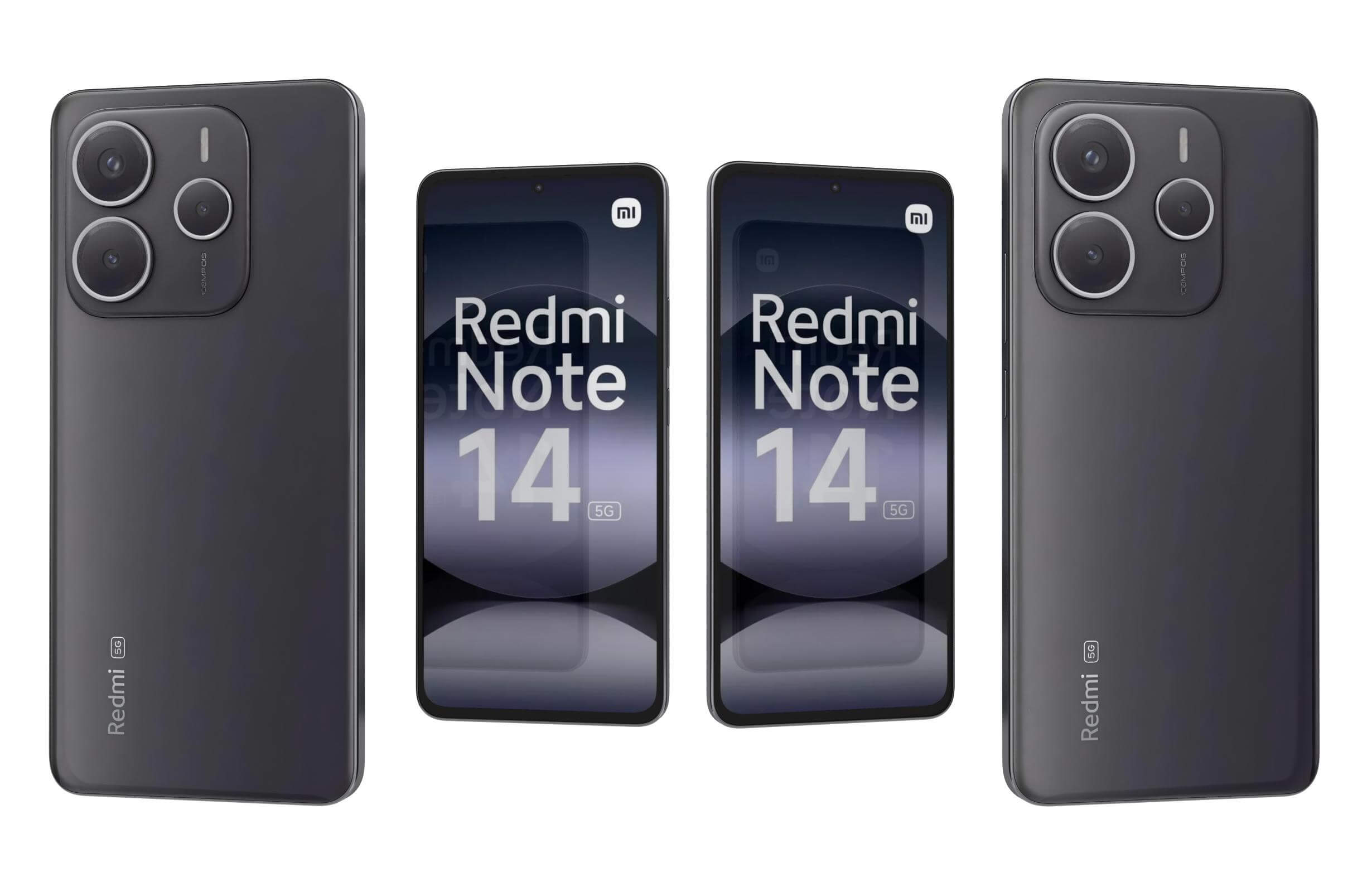 Xiaomi Redmi Note 14 5G All Colors - 3D Model by Rever_Art