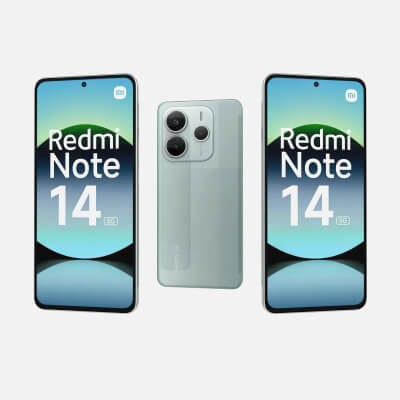 Xiaomi Redmi Note 14 5G Green - 3D Model by Rever_Art