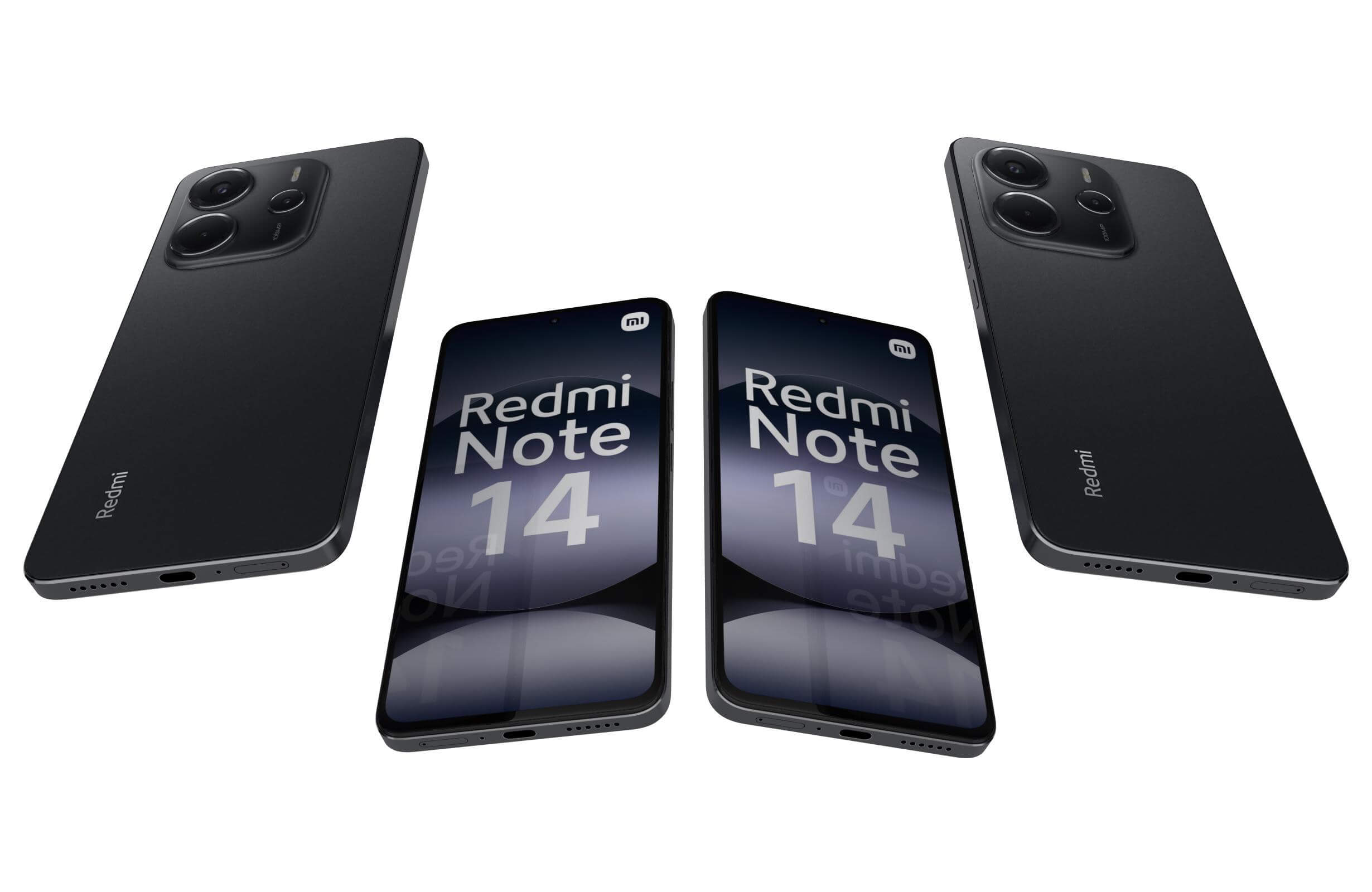 Xiaomi Redmi Note 14 Black - 3D Model by Rever_Art