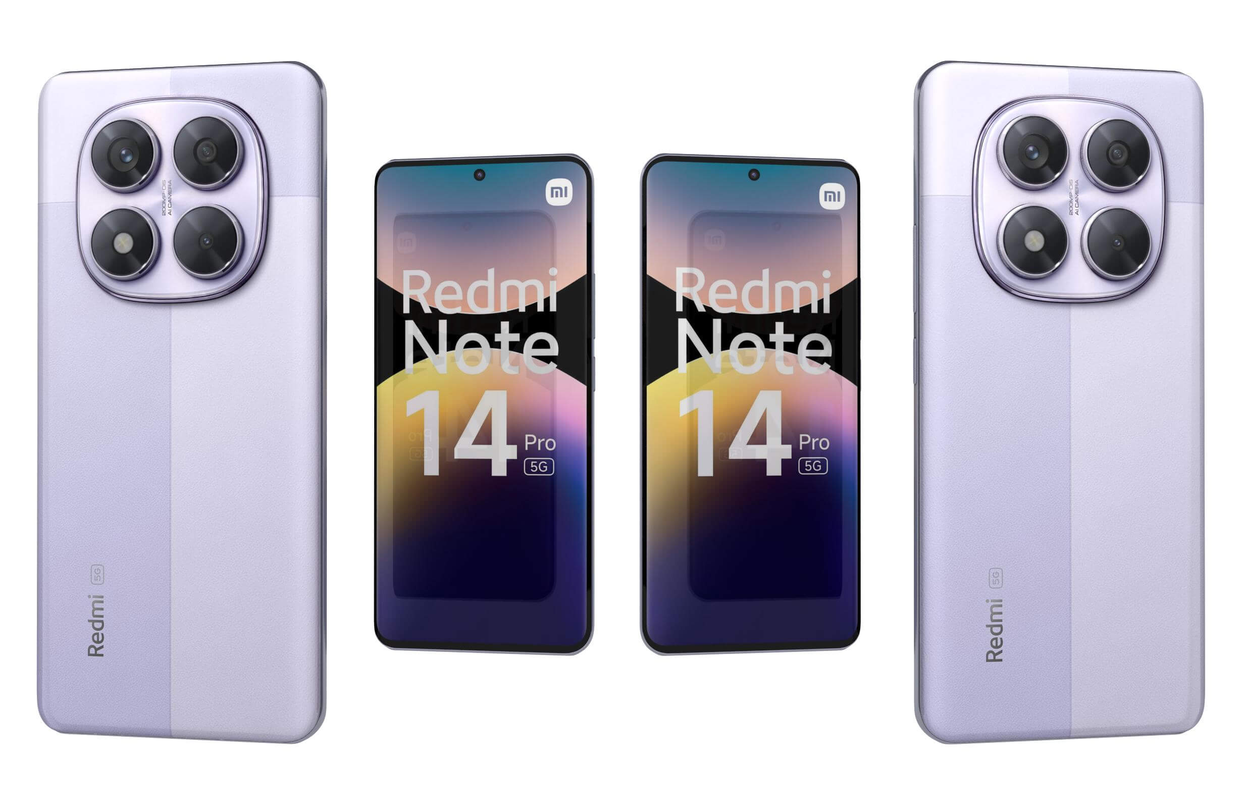 Xiaomi Redmi Note 14 Pro 5G All Colors - 3D Model by Rever_Art