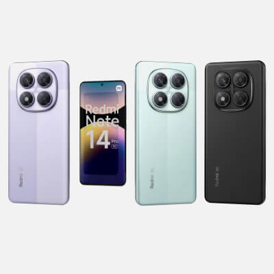 Xiaomi Redmi Note 14 Pro 5G All Colors - 3D Model by Rever_Art