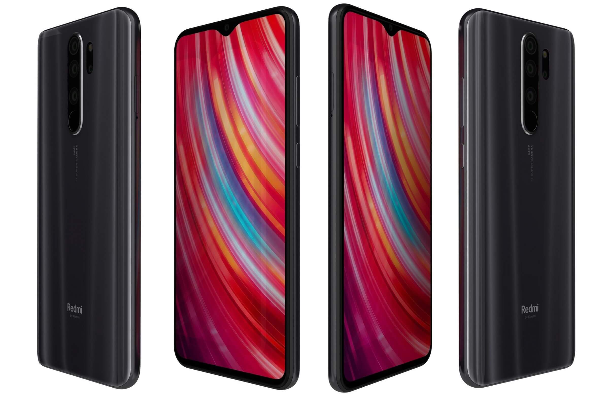 Xiaomi Redmi Note 8 Pro Black - 3D Model by Rever_Art