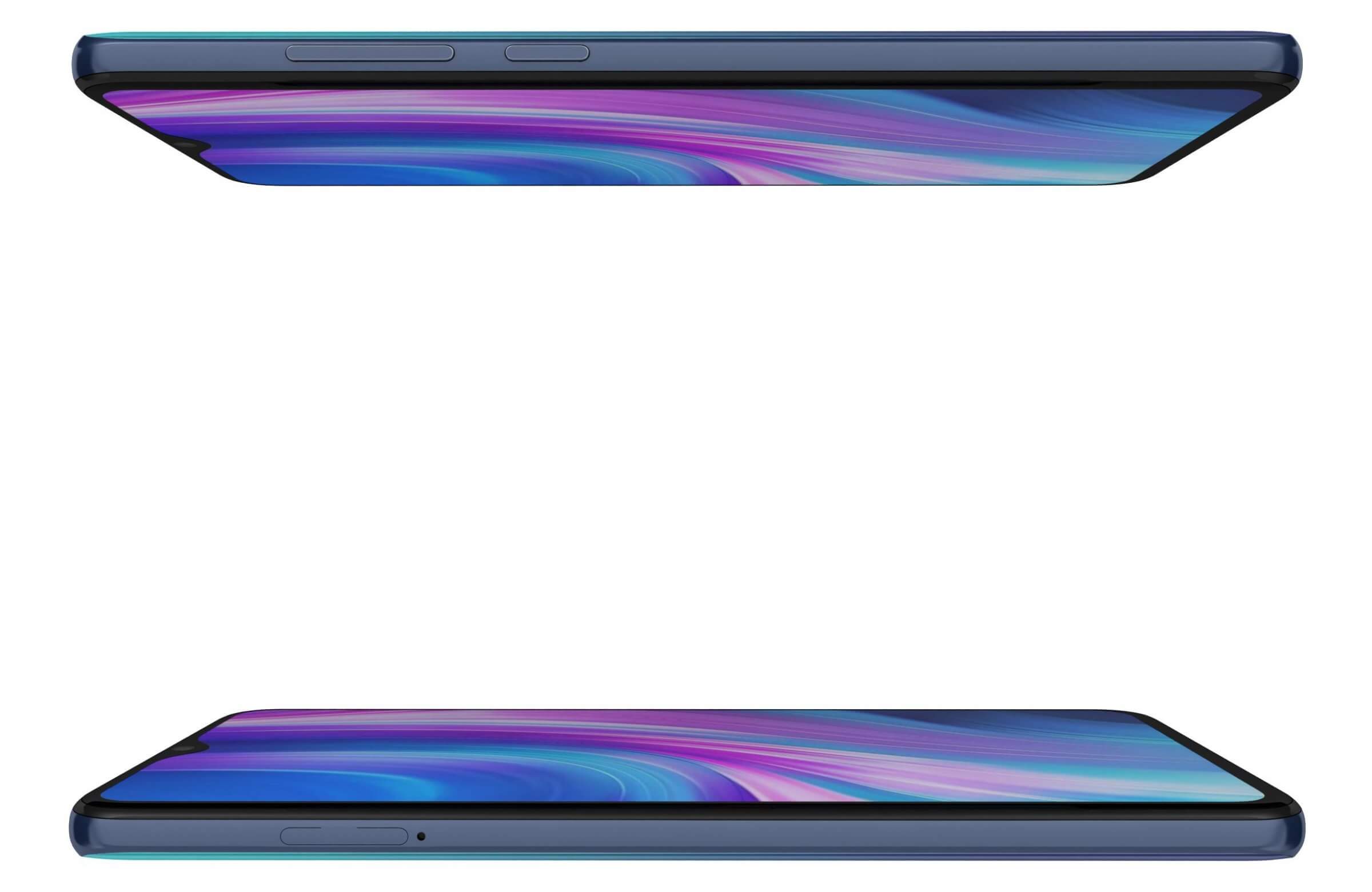 Xiaomi Redmi Note 8 Pro Electric Blue - 3D Model by Rever_Art