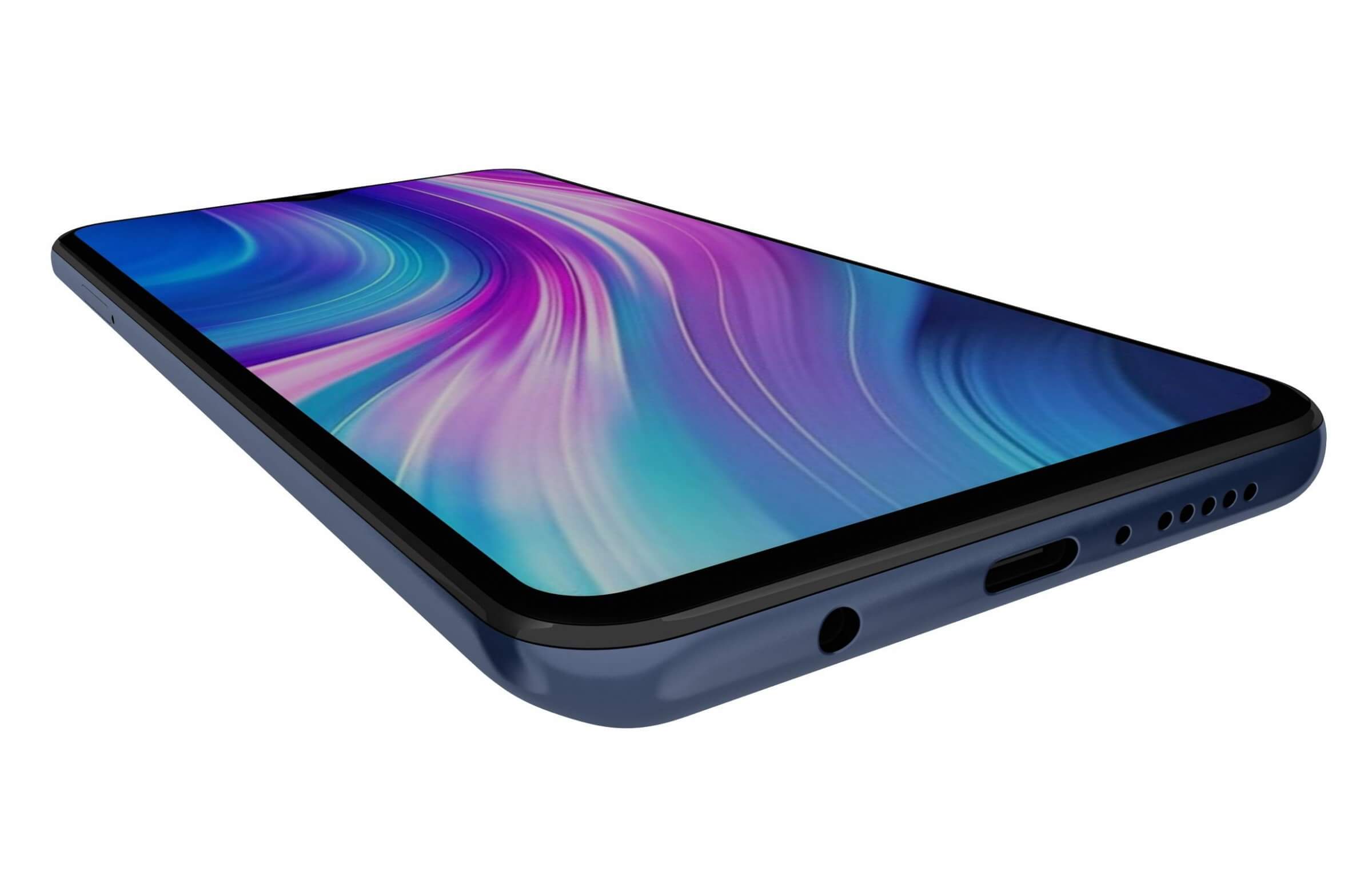 Xiaomi Redmi Note 8 Pro Electric Blue - 3D Model by Rever_Art