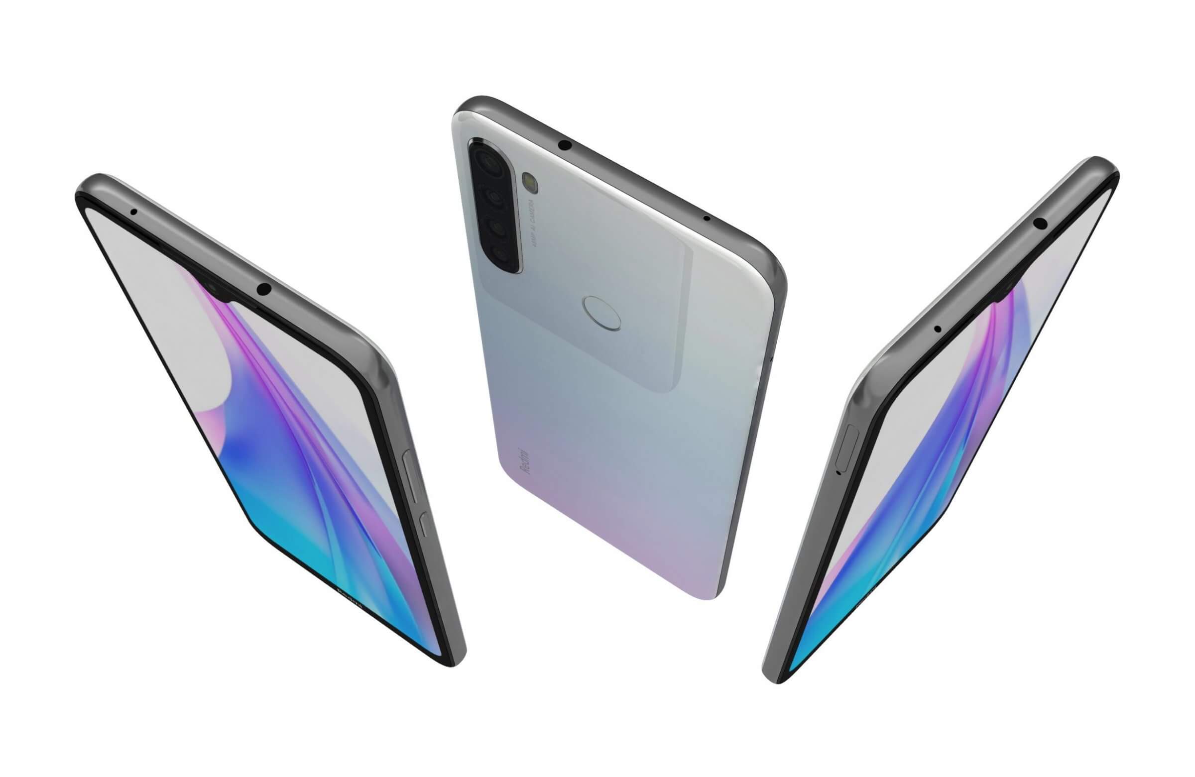 Xiaomi Redmi Note 8T All Colors - 3D Model by Rever_Art