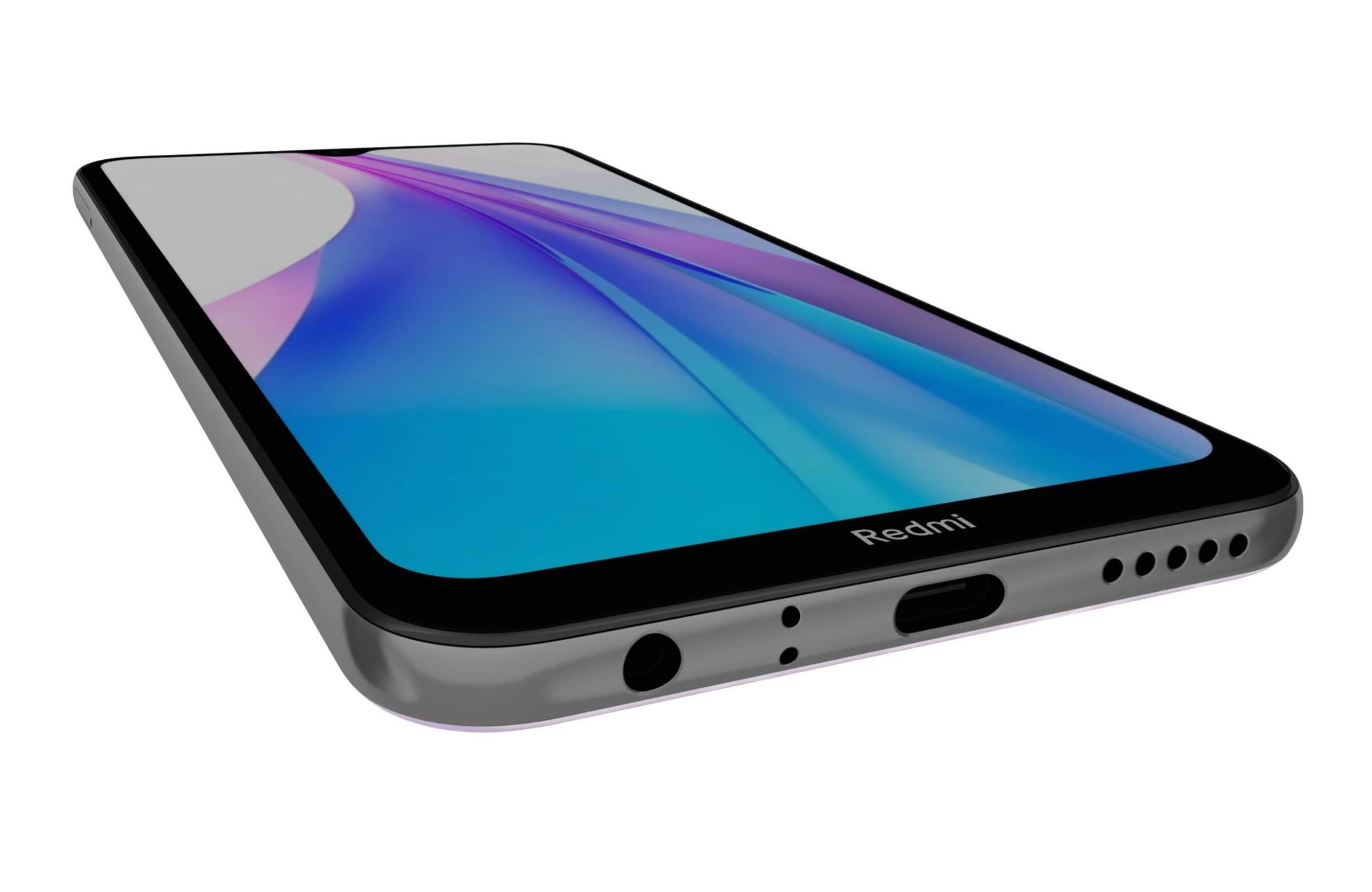 Xiaomi Redmi Note 8T Moonlight White - 3D Model by Rever_Art