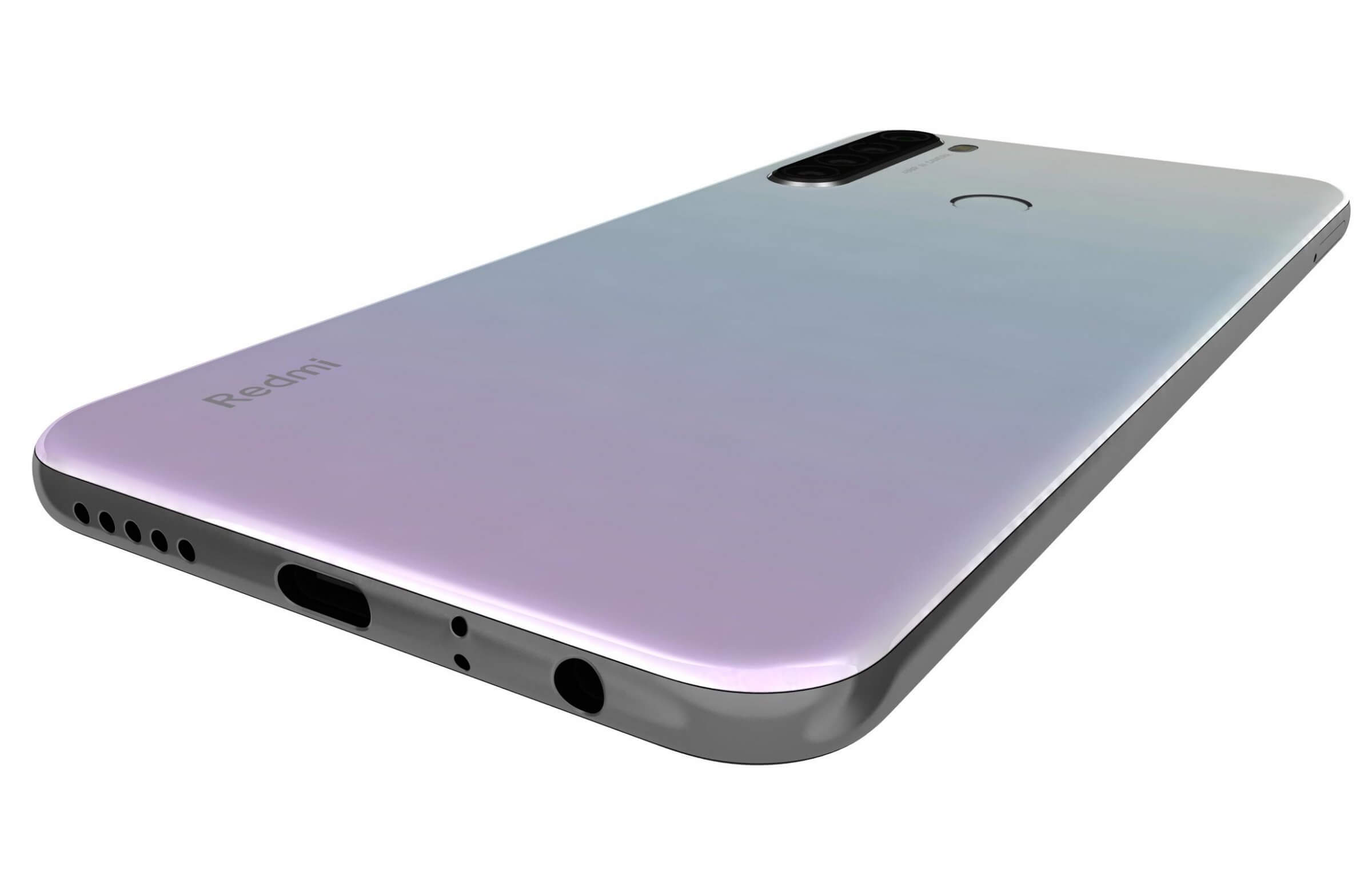 Xiaomi Redmi Note 8T Moonlight White - 3D Model by Rever_Art