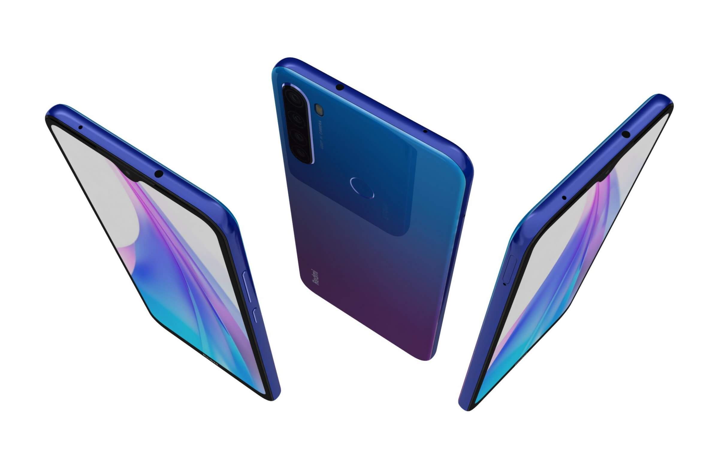 Xiaomi Redmi Note 8T Starscape Blue - 3D Model by Rever_Art