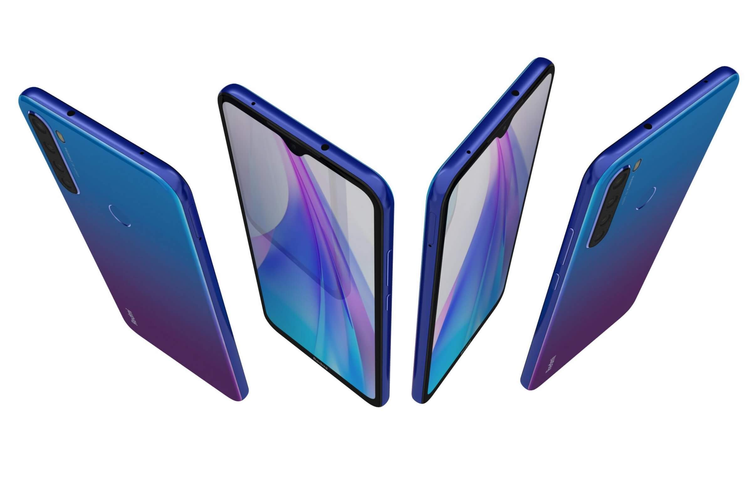 Xiaomi Redmi Note 8T Starscape Blue - 3D Model by Rever_Art