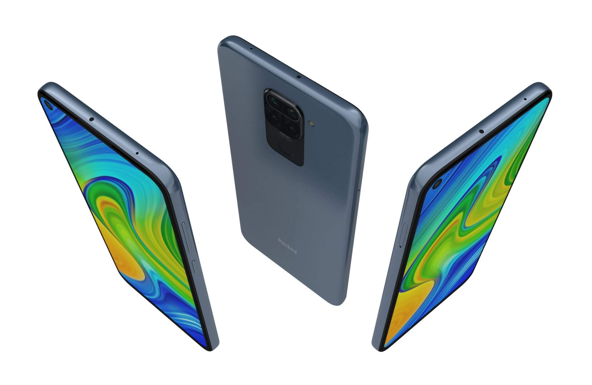 Xiaomi Redmi Note 9 Blue - 3D Model by Rever_Art