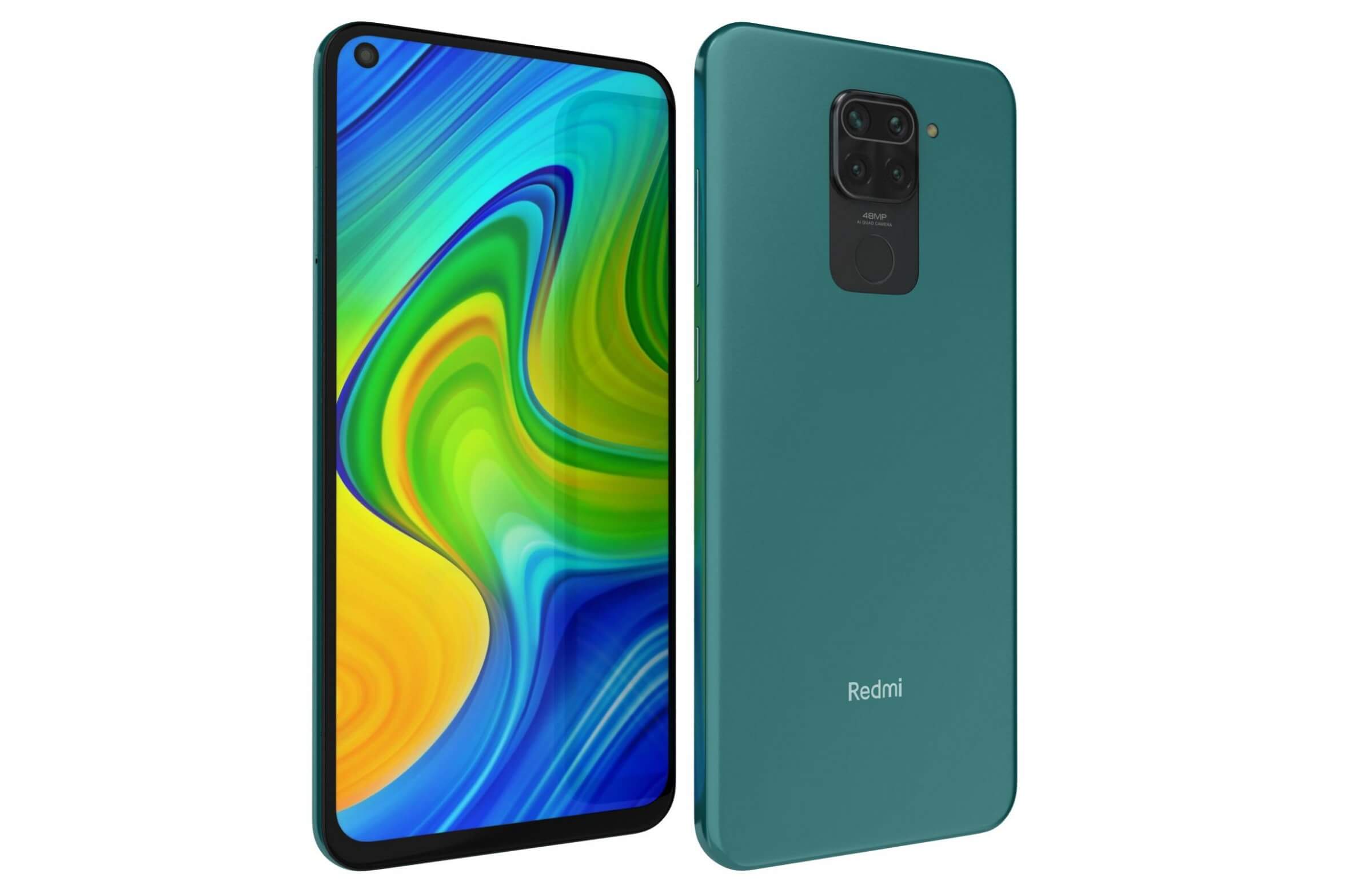 Xiaomi Redmi Note 9 Green - 3D Model by Rever_Art