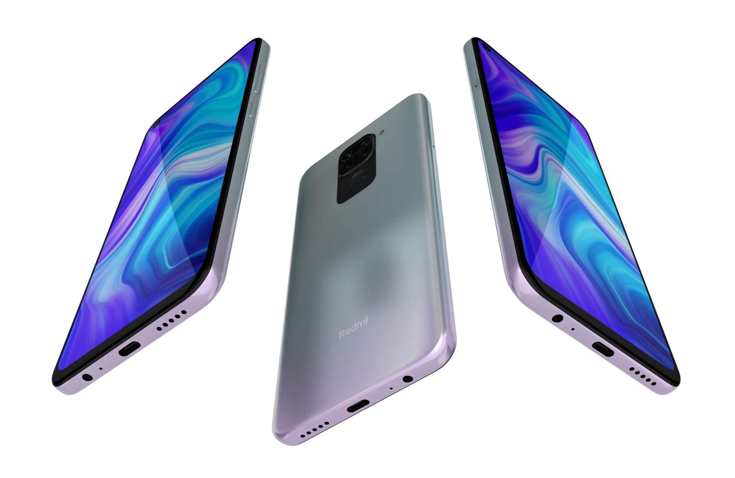 Xiaomi Redmi Note 9 White - 3D Model by Rever_Art