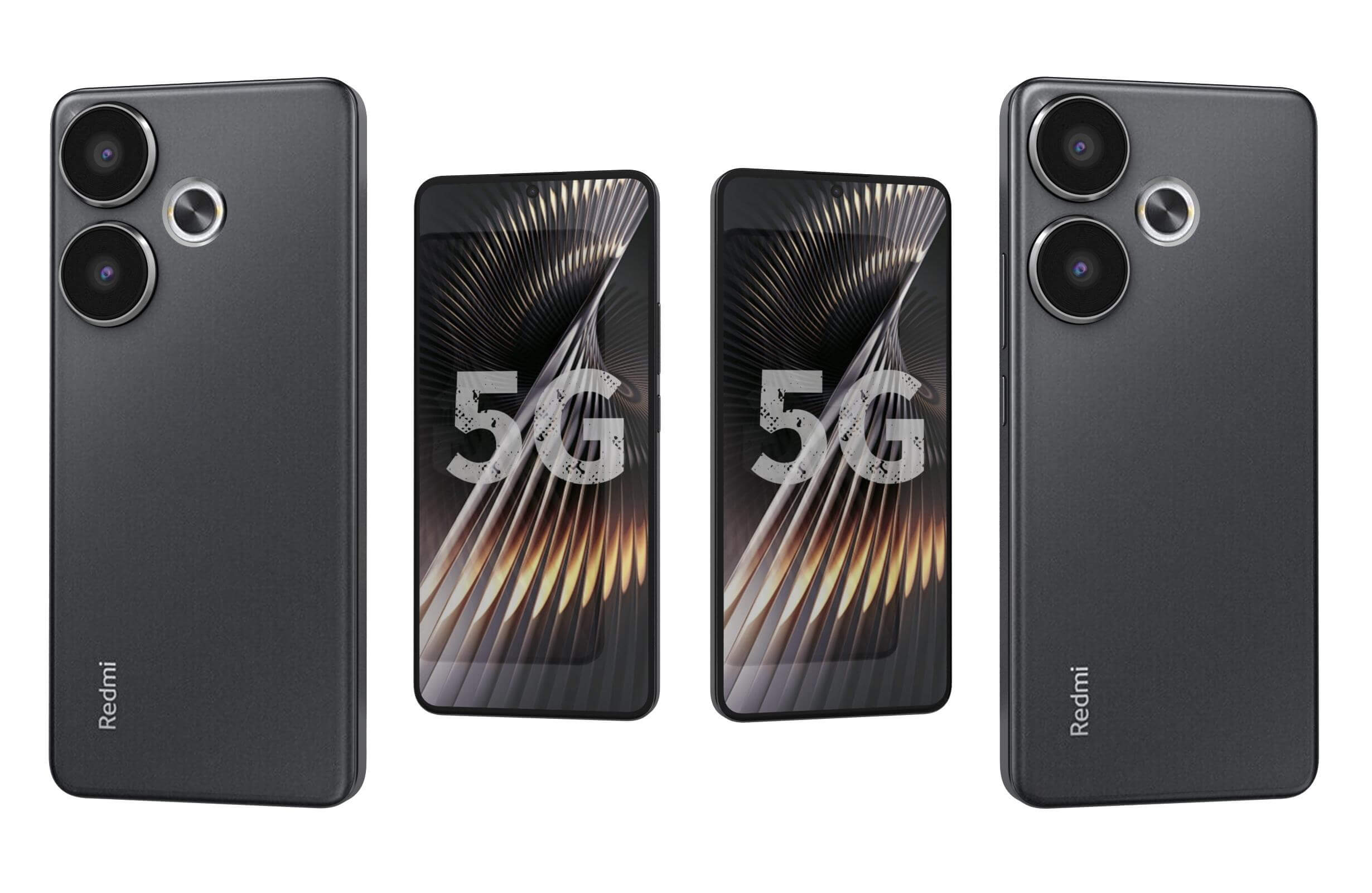 Xiaomi Redmi Turbo 3 5G All Colors - 3D Model by Rever_Art