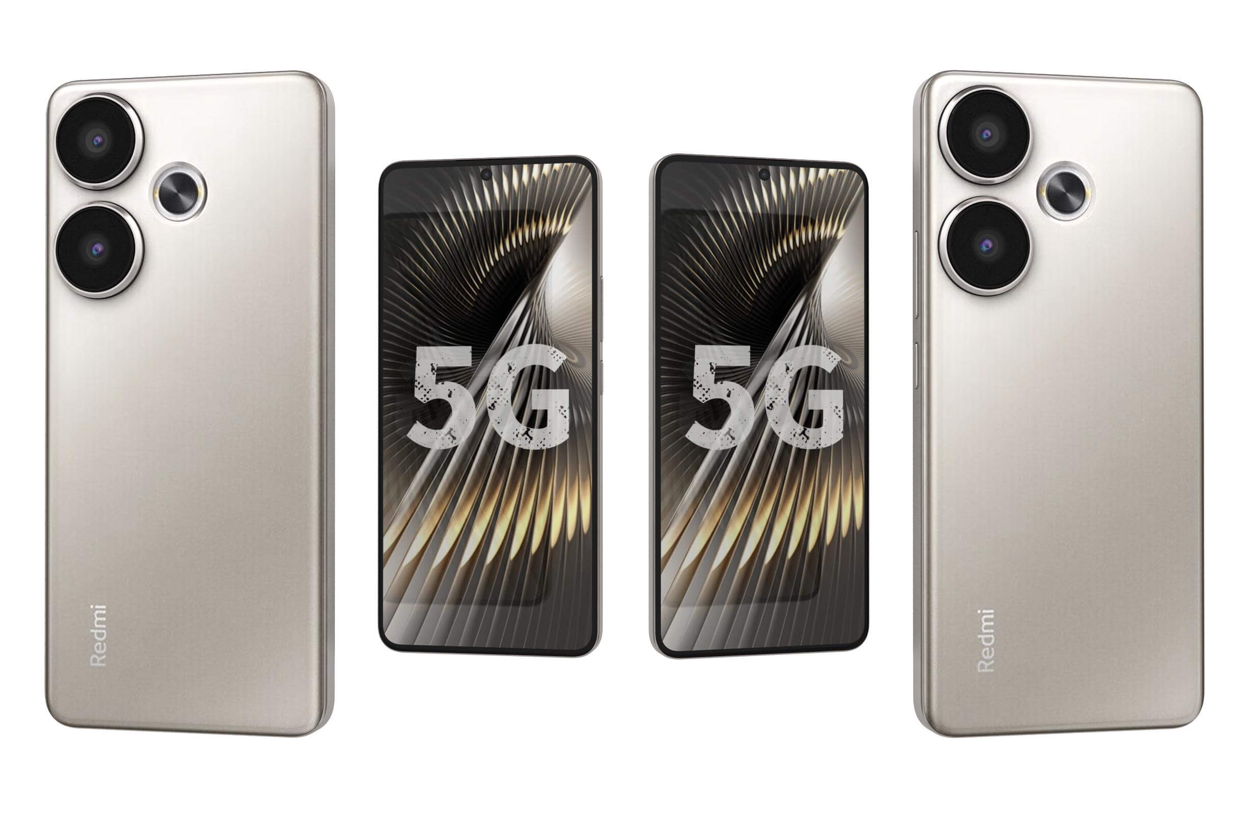 Xiaomi Redmi Turbo 3 5G Ice Titanium - 3D Model by Rever_Art