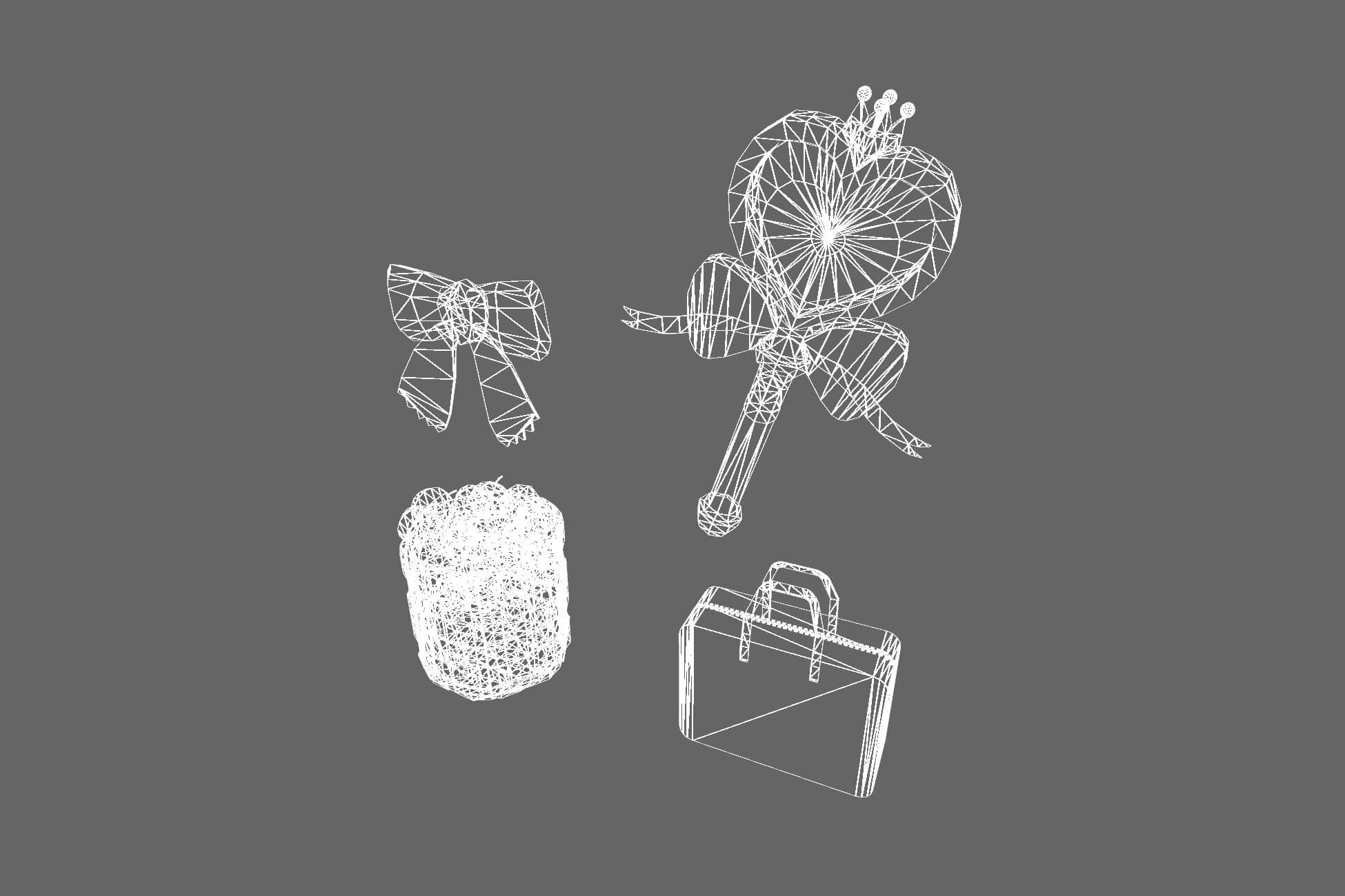 Low Poly 12 Girls - Fantasy Characters Pack 3D Model by Revereel Studio