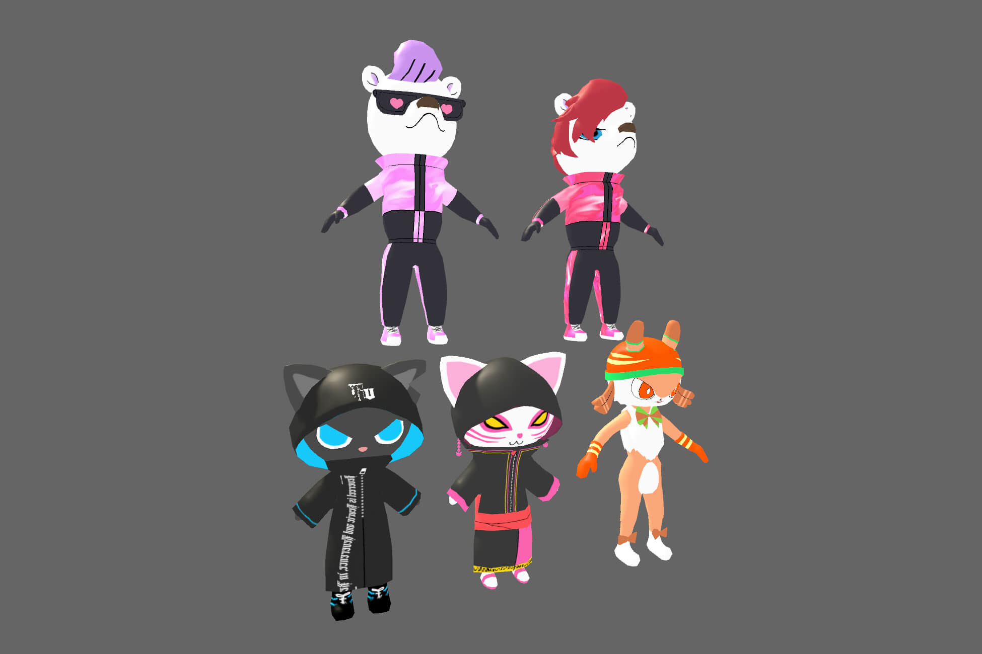 Low Poly 16 Casual Monsters - Fantasy Characters Pack 3D Model by ...