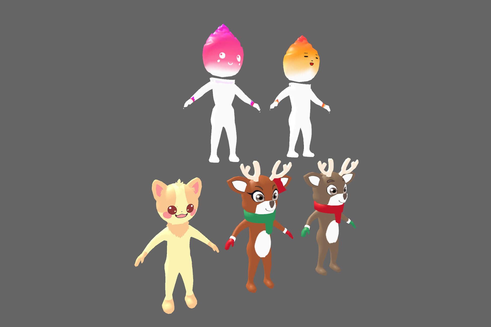 Low Poly 16 Casual Monsters - Fantasy Characters Pack 3D Model by ...