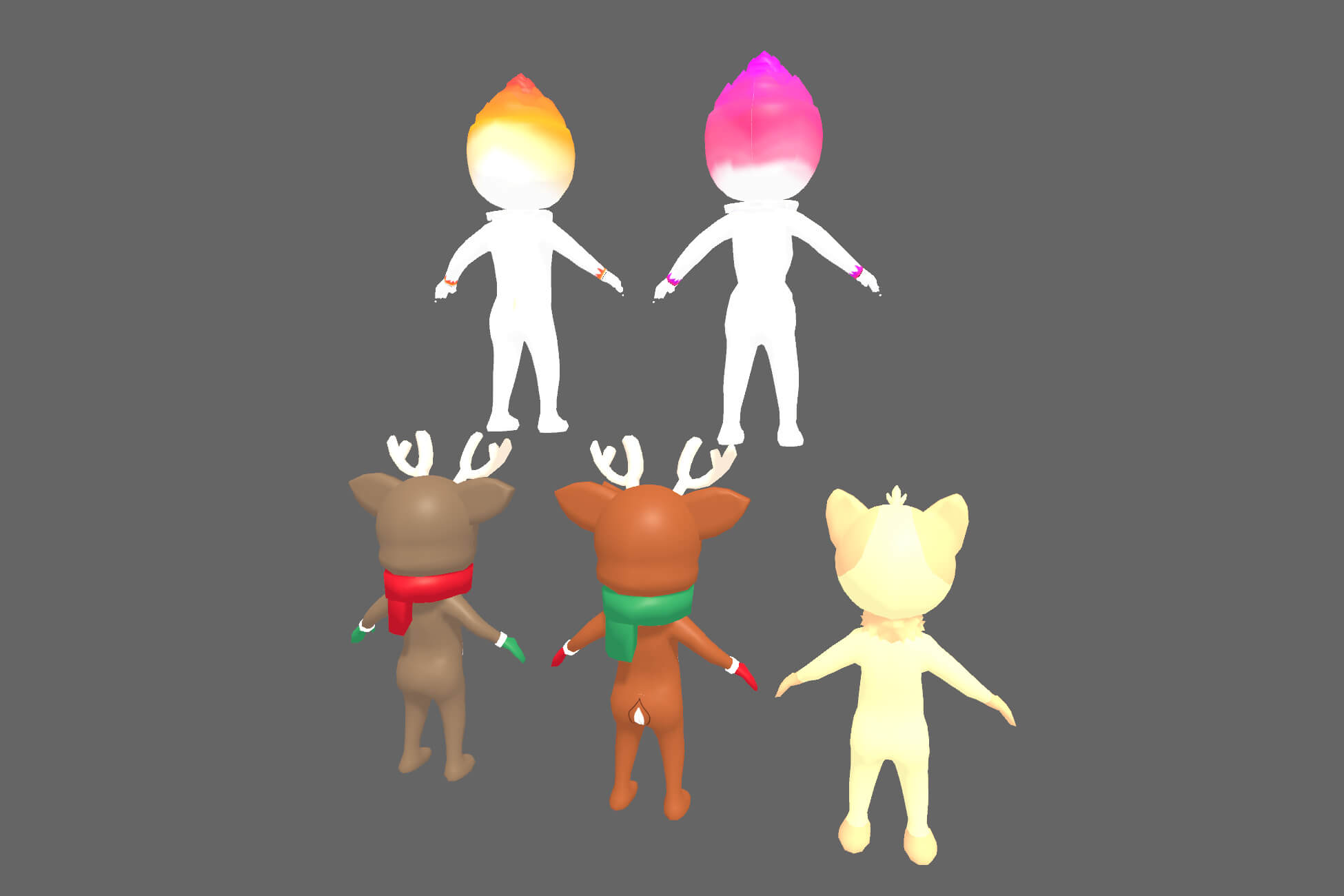 Low Poly 16 Casual Monsters - Fantasy Characters Pack 3D Model by ...
