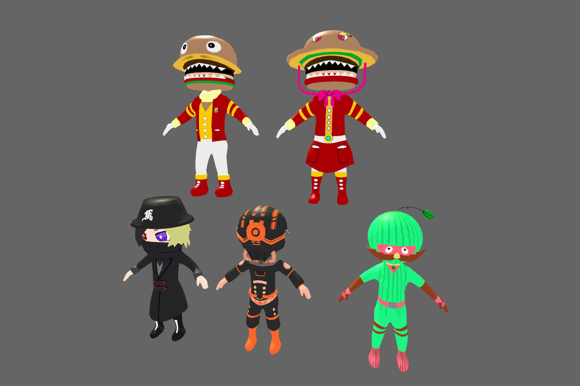Low Poly 16 Heros - Fantasy Characters Pack 3D Model by Revereel Studio