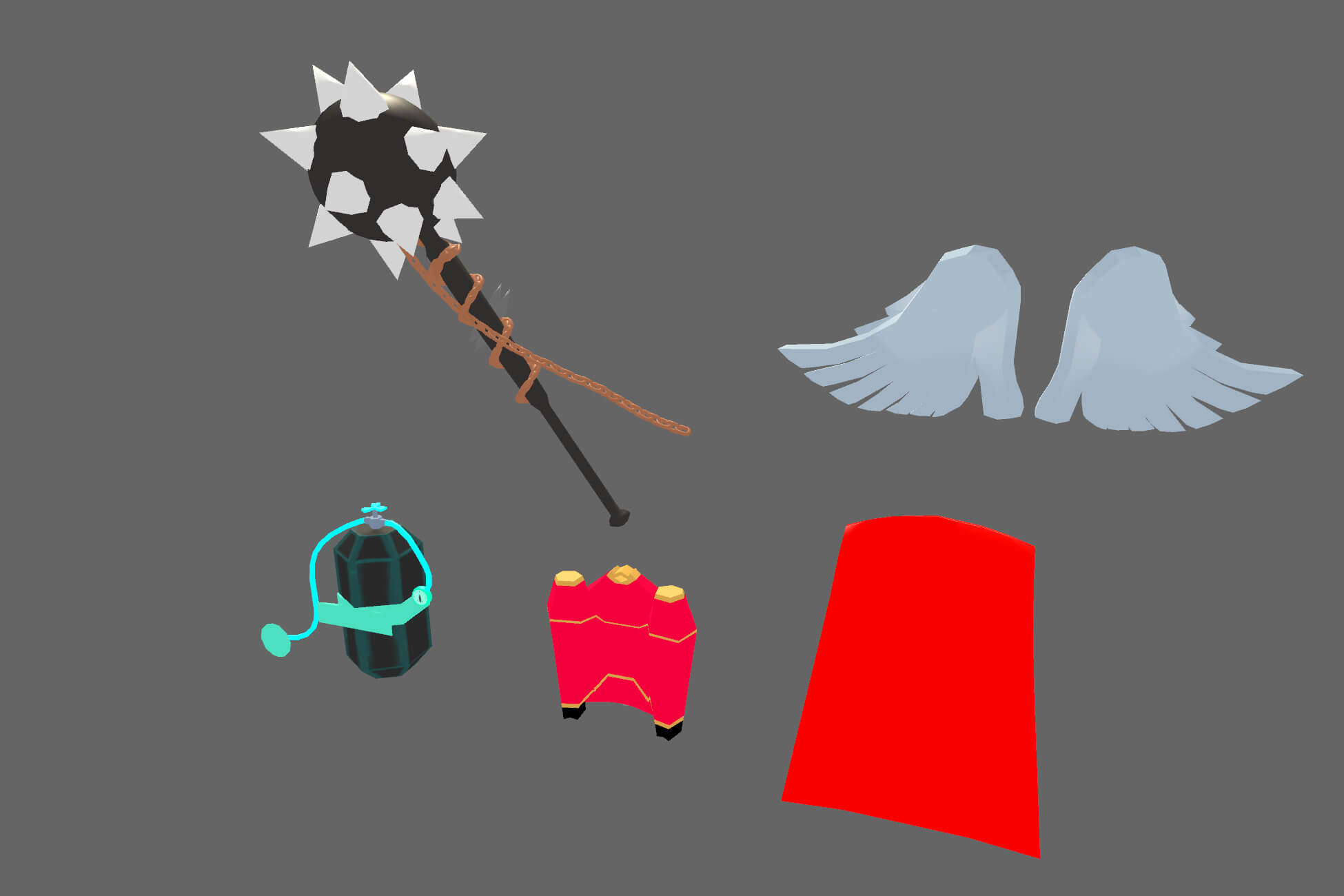 Low Poly 16 Heros - Fantasy Characters Pack 3D Model by Revereel Studio