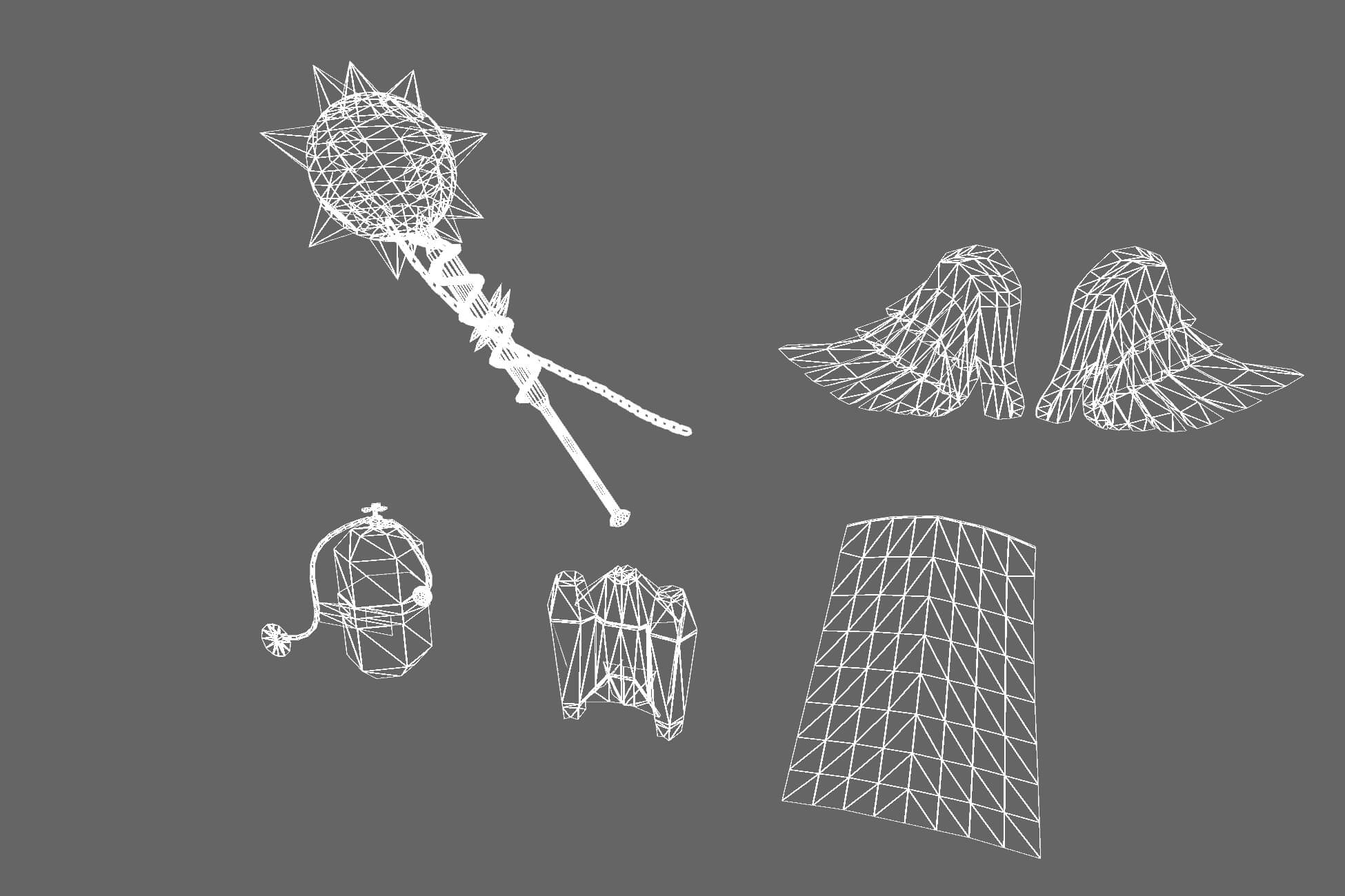 Low Poly 16 Heros - Fantasy Characters Pack 3D Model by Revereel Studio