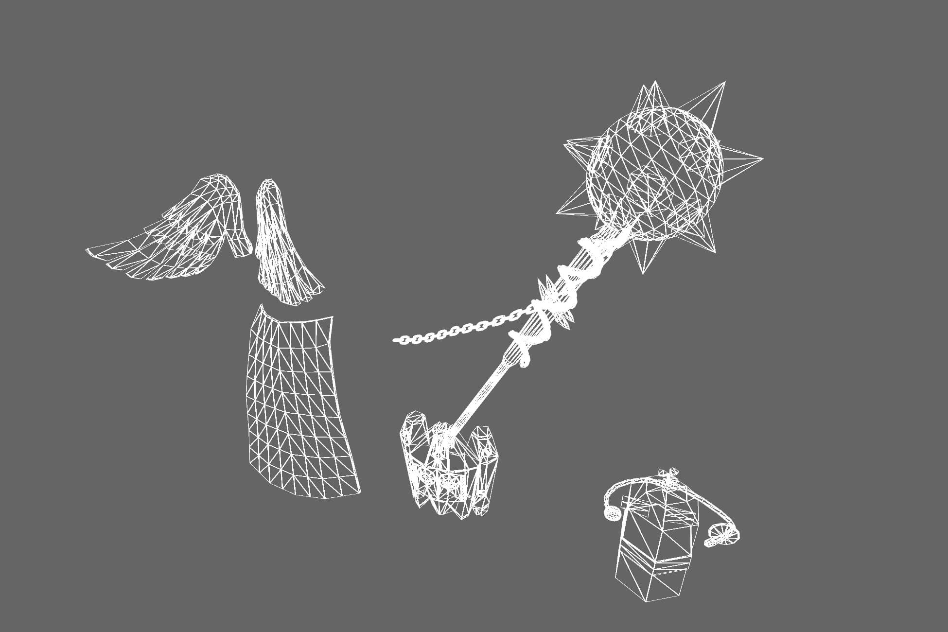 Low Poly 16 Heros - Fantasy Characters Pack 3D Model by Revereel Studio