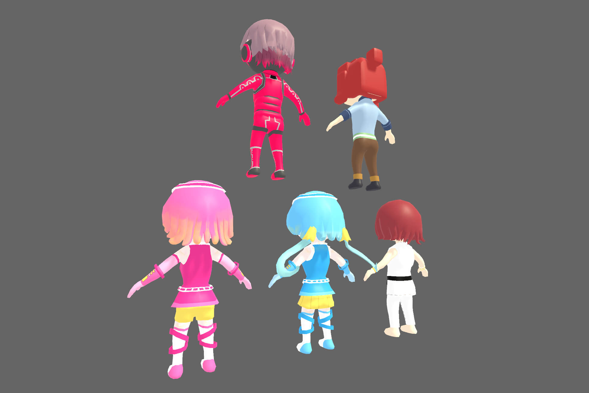 Low Poly 20 Casual Humanoids - Fantasy Characters Pack 3D Model by ...