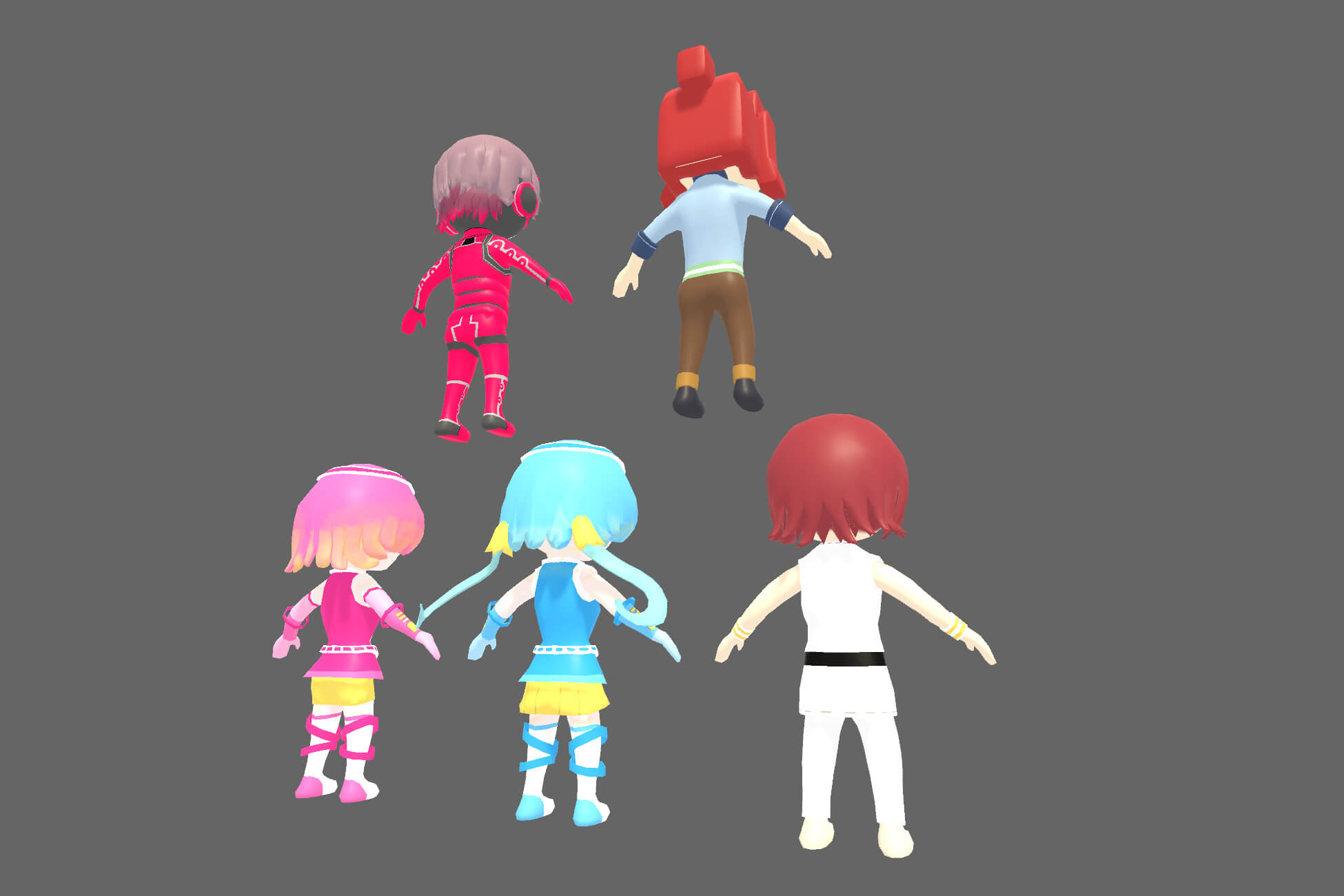 Low Poly 20 Casual Humanoids - Fantasy Characters Pack 3D Model by ...