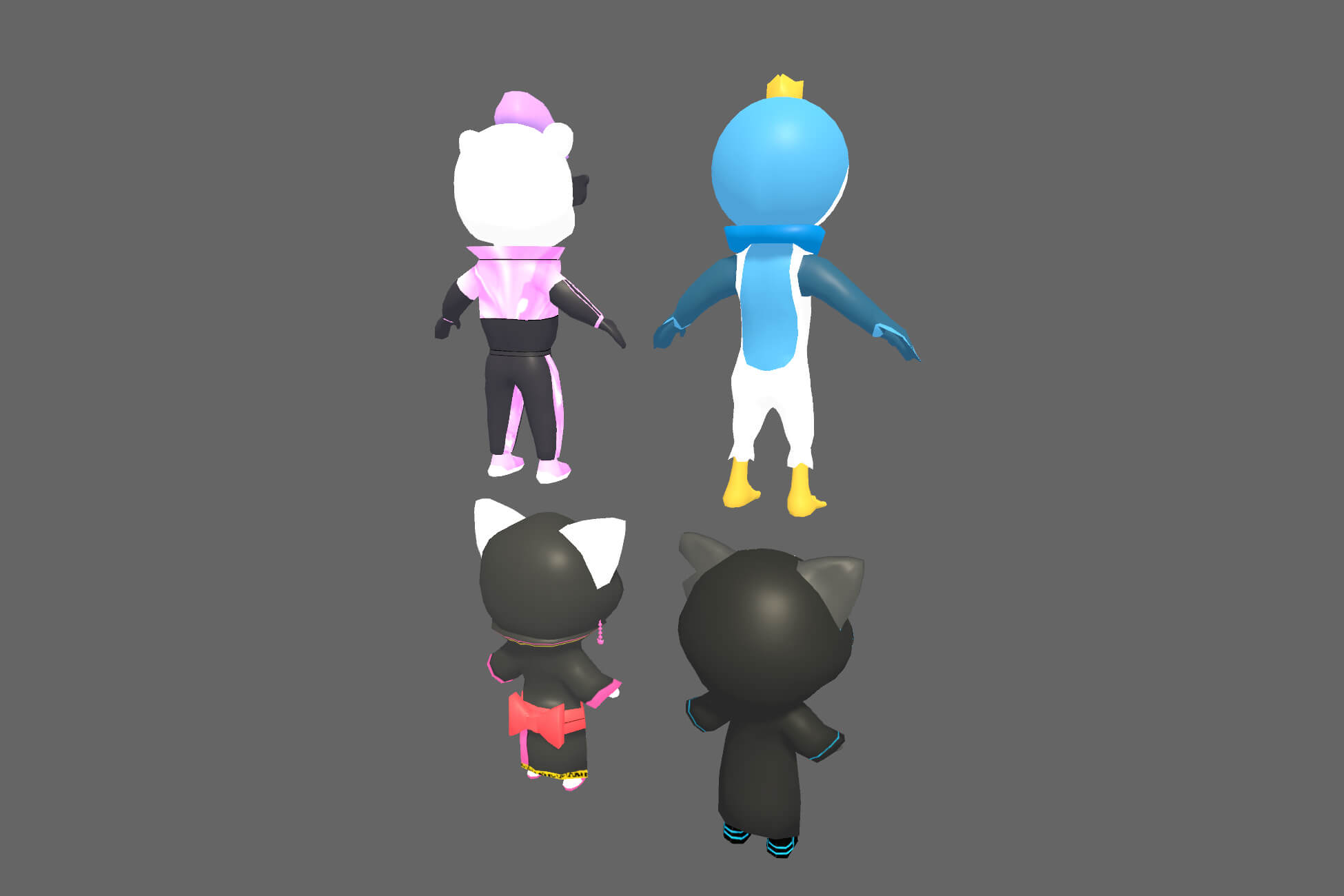 Low Poly 8 Animal Humanoids - Fantasy Characters Pack 3D Model by ...