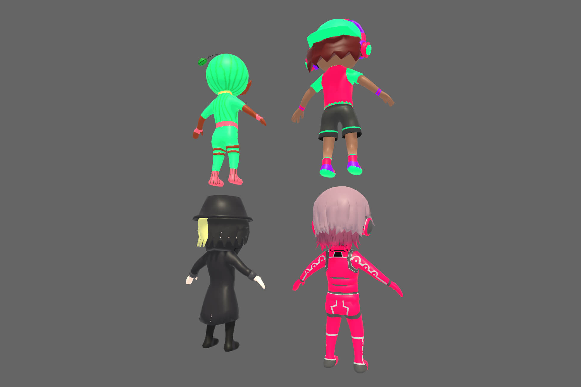 Low Poly 8 Profession - Fantasy Characters Pack 3D Model by Revereel Studio