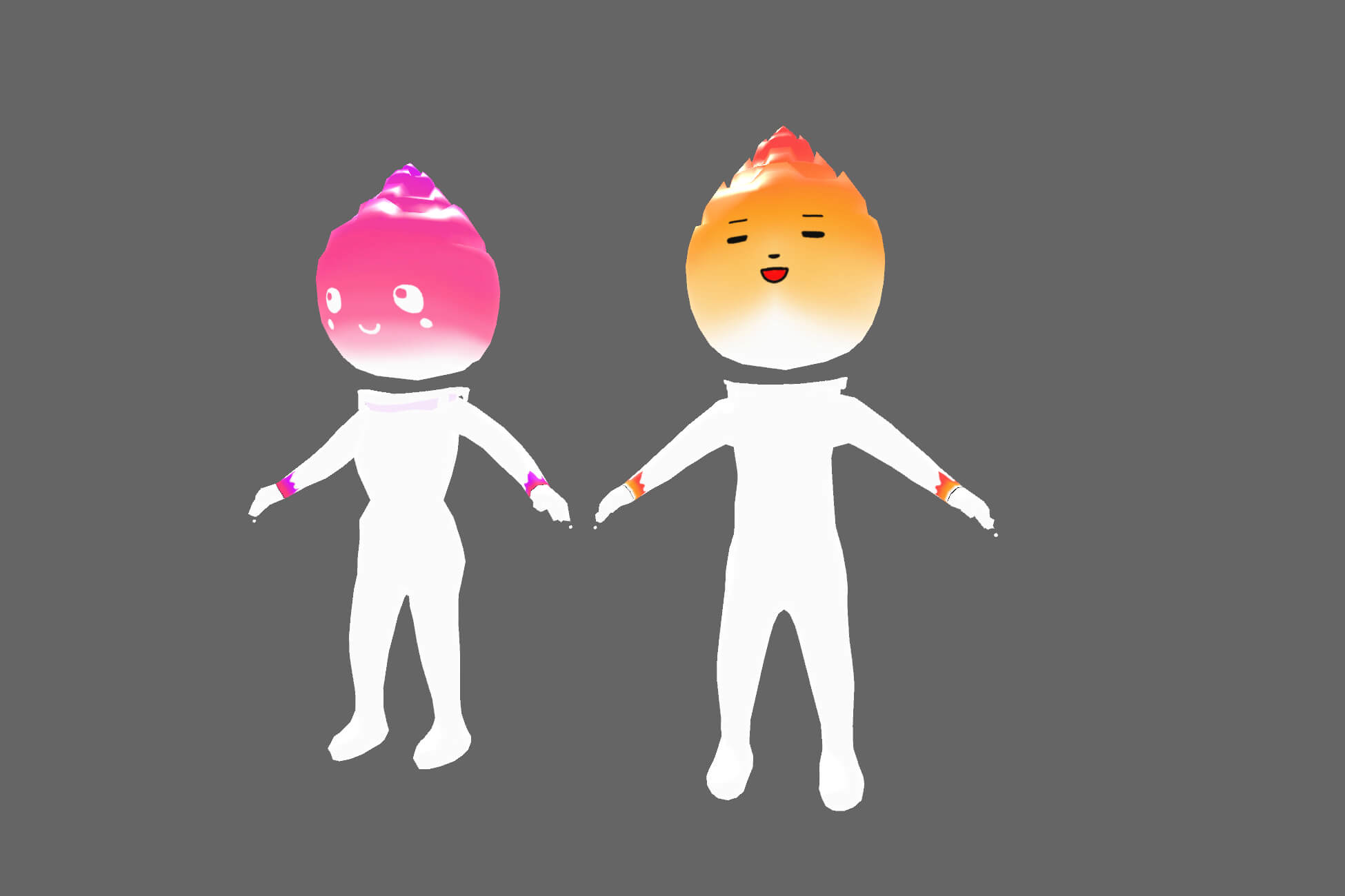 Low Poly Candle Humanoid - Fantasy Characters Pack 3D Model by Revereel ...