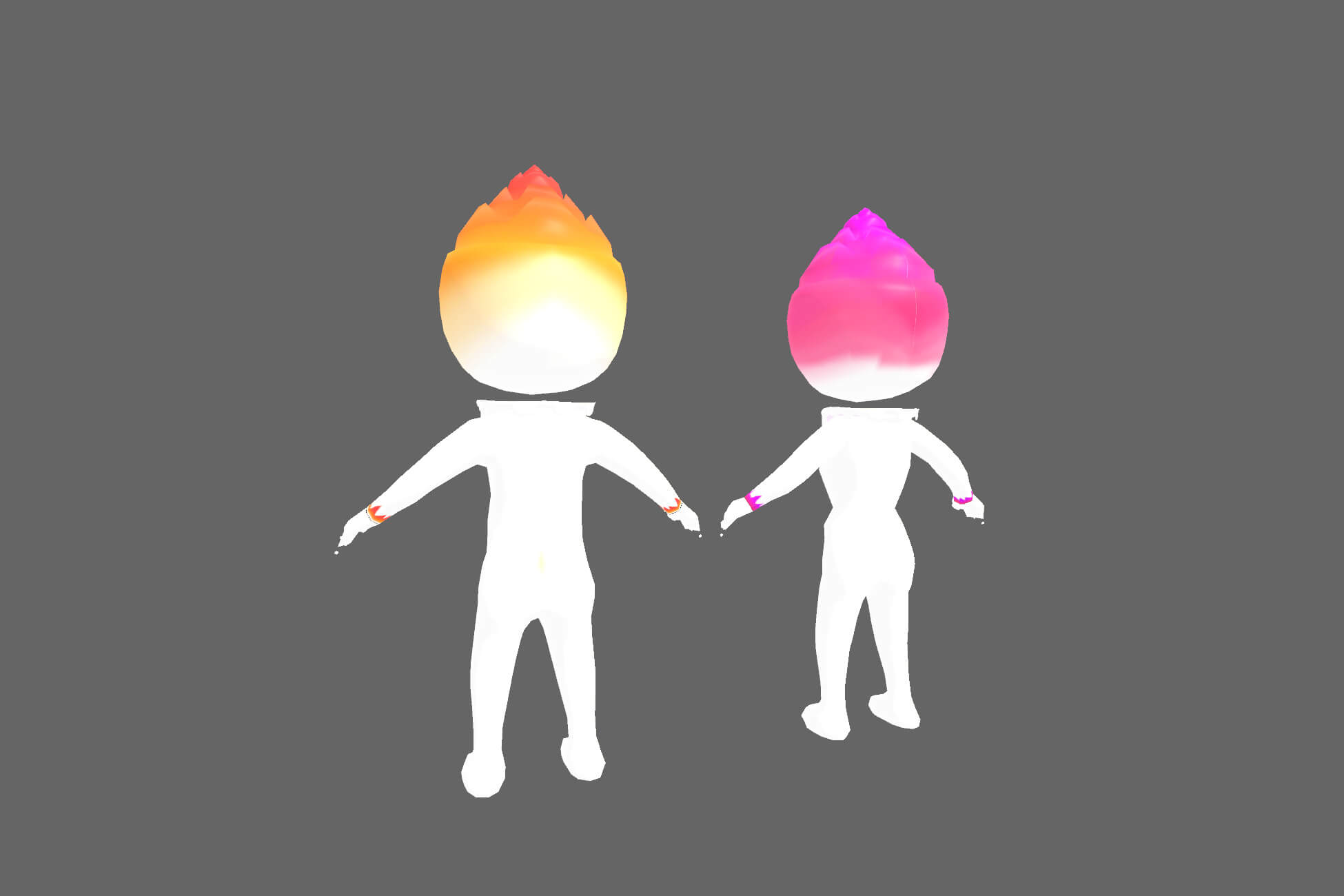 Low Poly Candle Humanoid - Fantasy Characters Pack 3D Model by Revereel ...