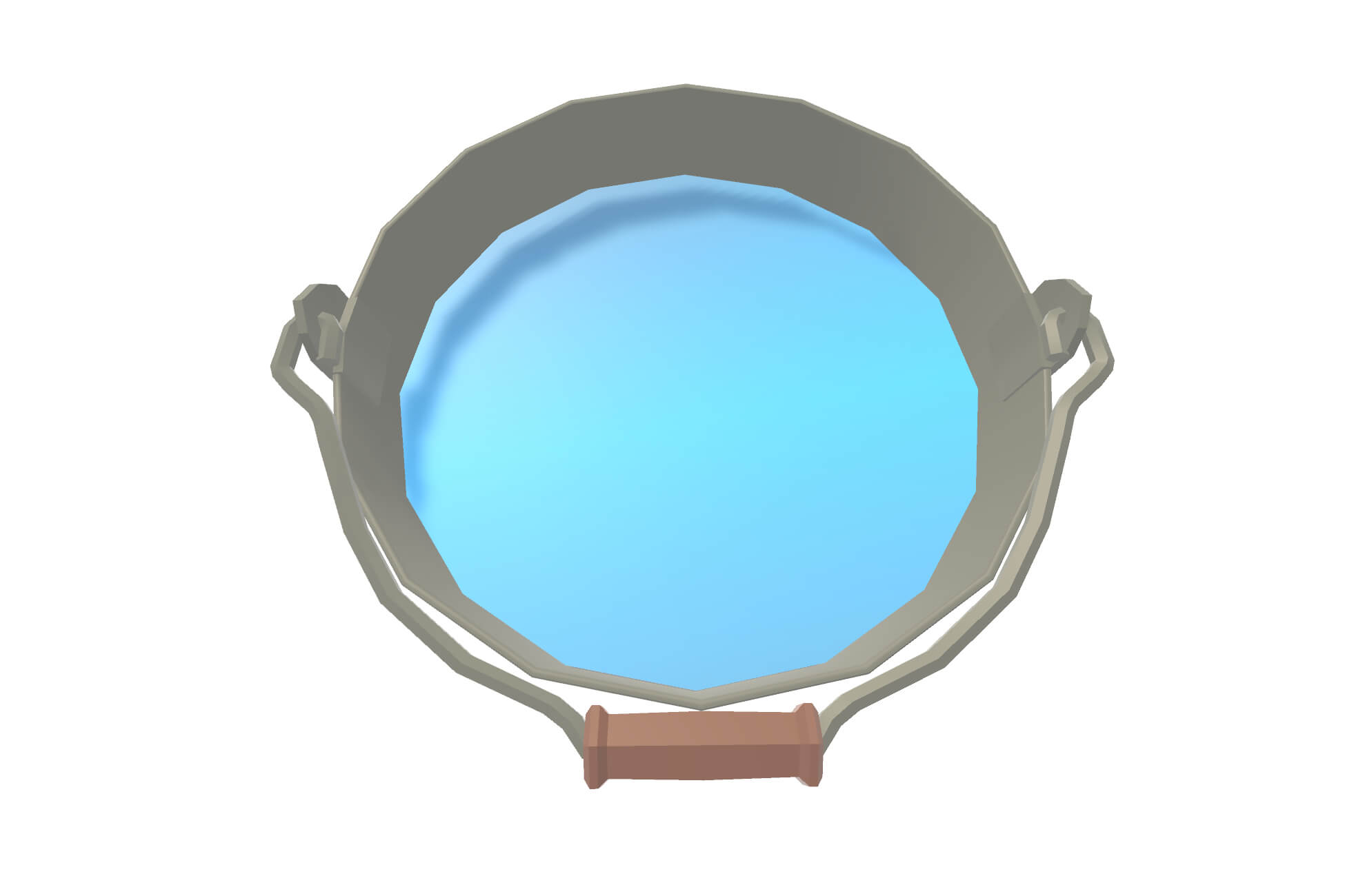 Low Poly Casual Bucket - Free 3D Model by Revereel Studio