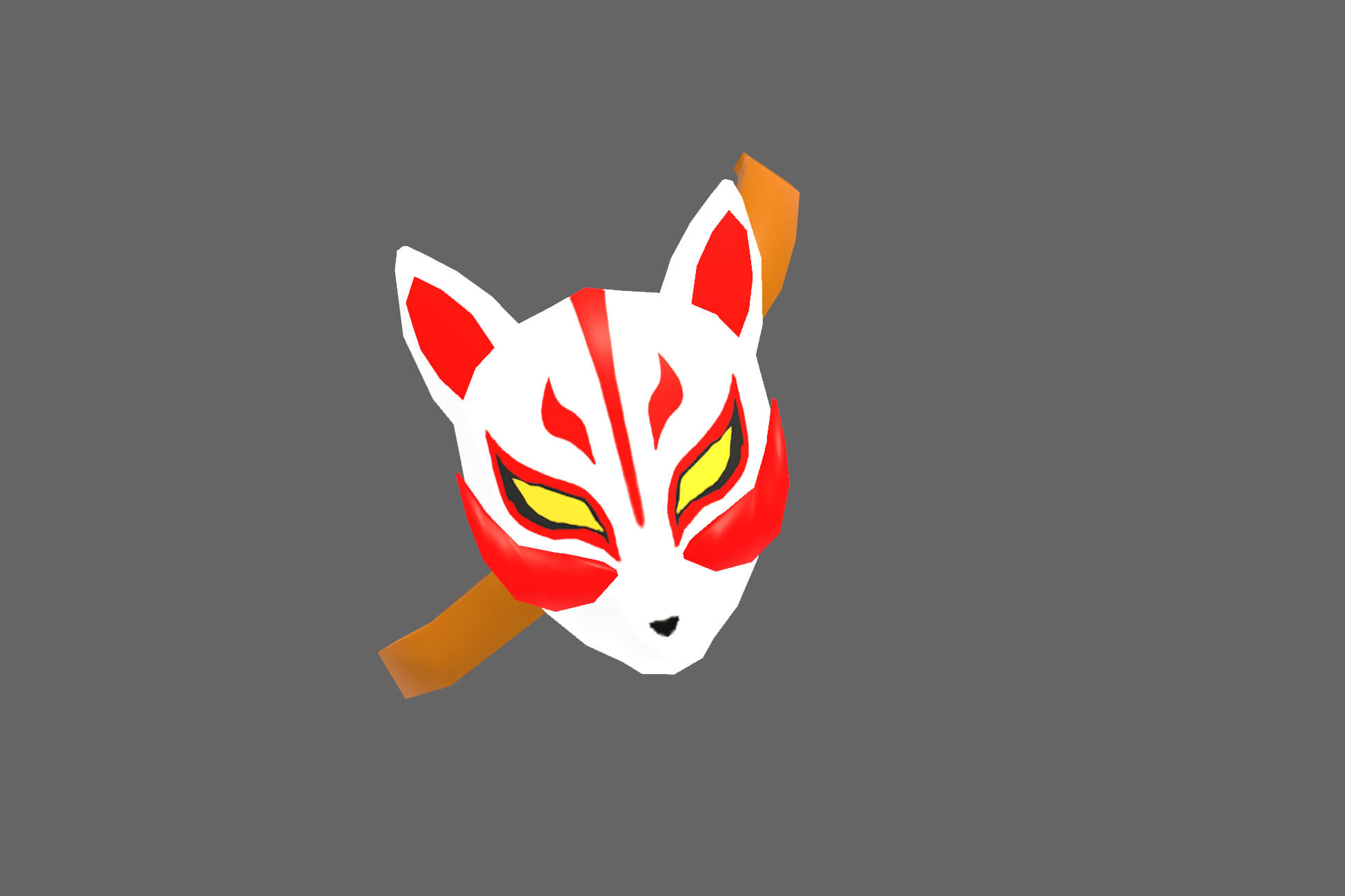 Low Poly Casual Fox Mask - Free 3D Model by Revereel Studio