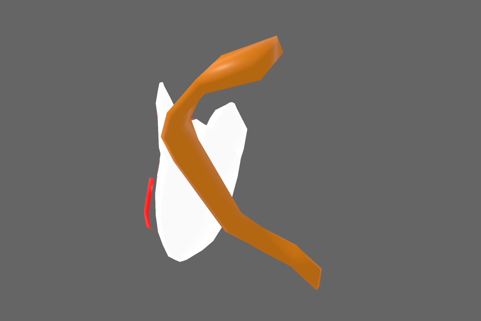 Low Poly Casual Fox Mask - Free 3D Model by Revereel Studio