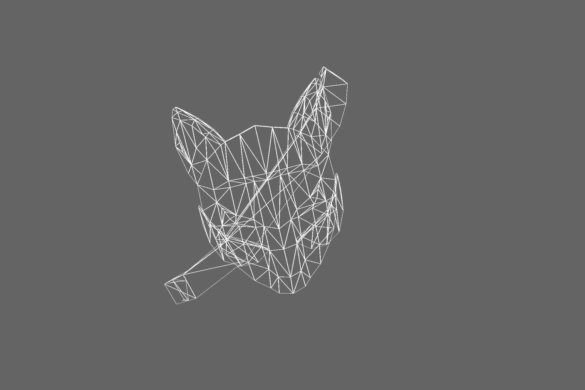 Low Poly Casual Fox Mask - Free 3D Model by Revereel Studio