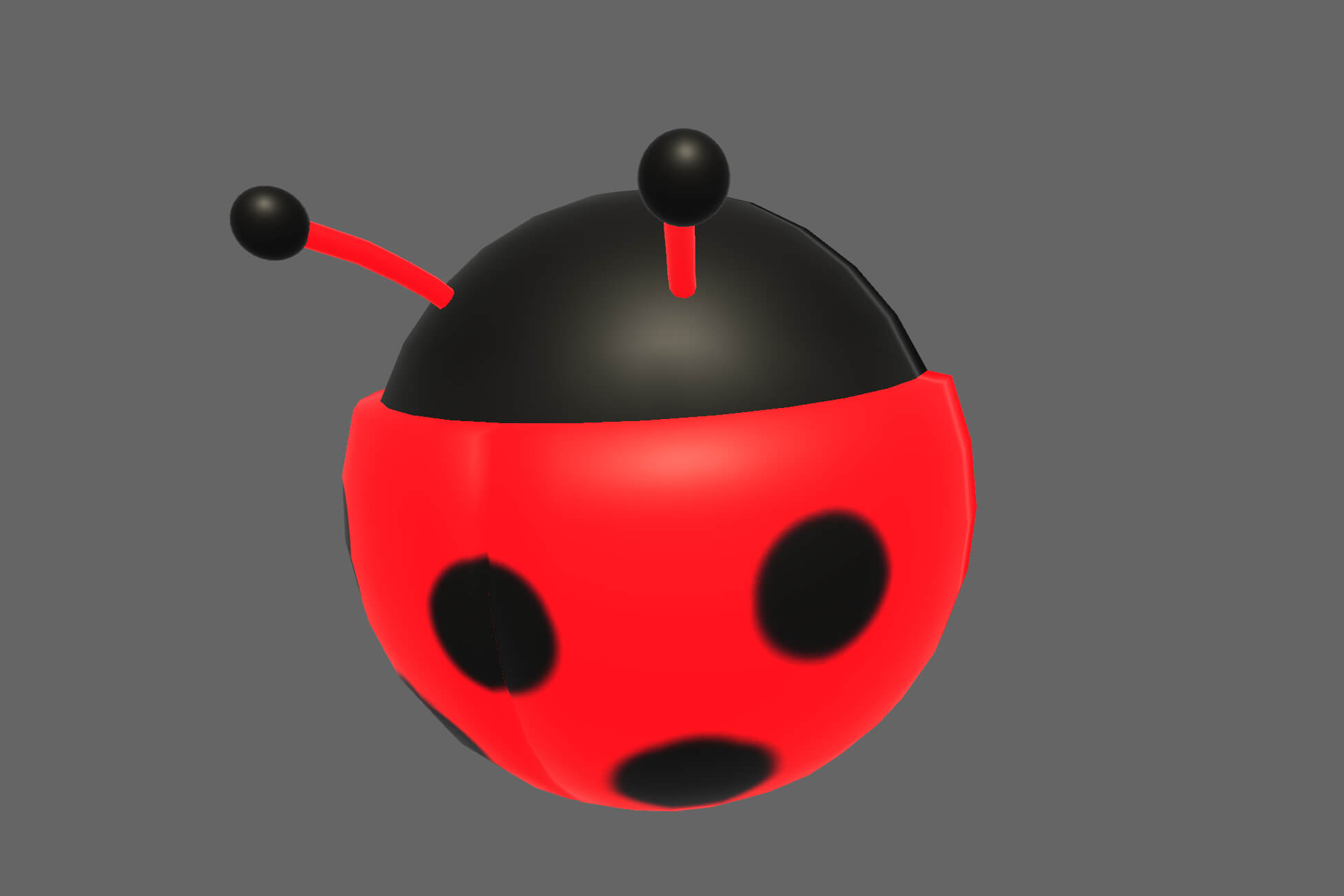 Low Poly Casual Ladybug Bag - Free 3D Model by Revereel Studio