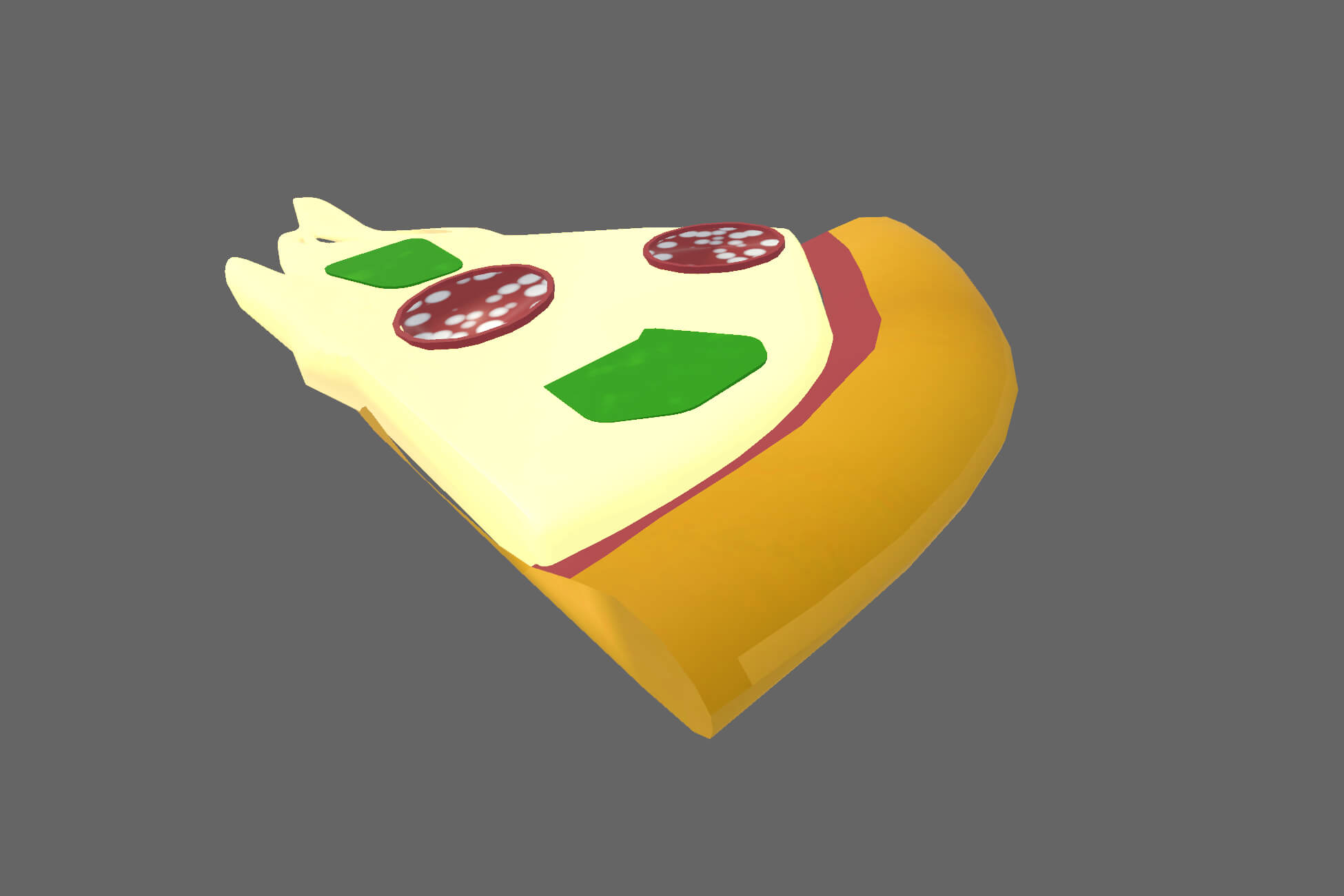 Low Poly Casual Pizza - Free 3D Model by Revereel Studio
